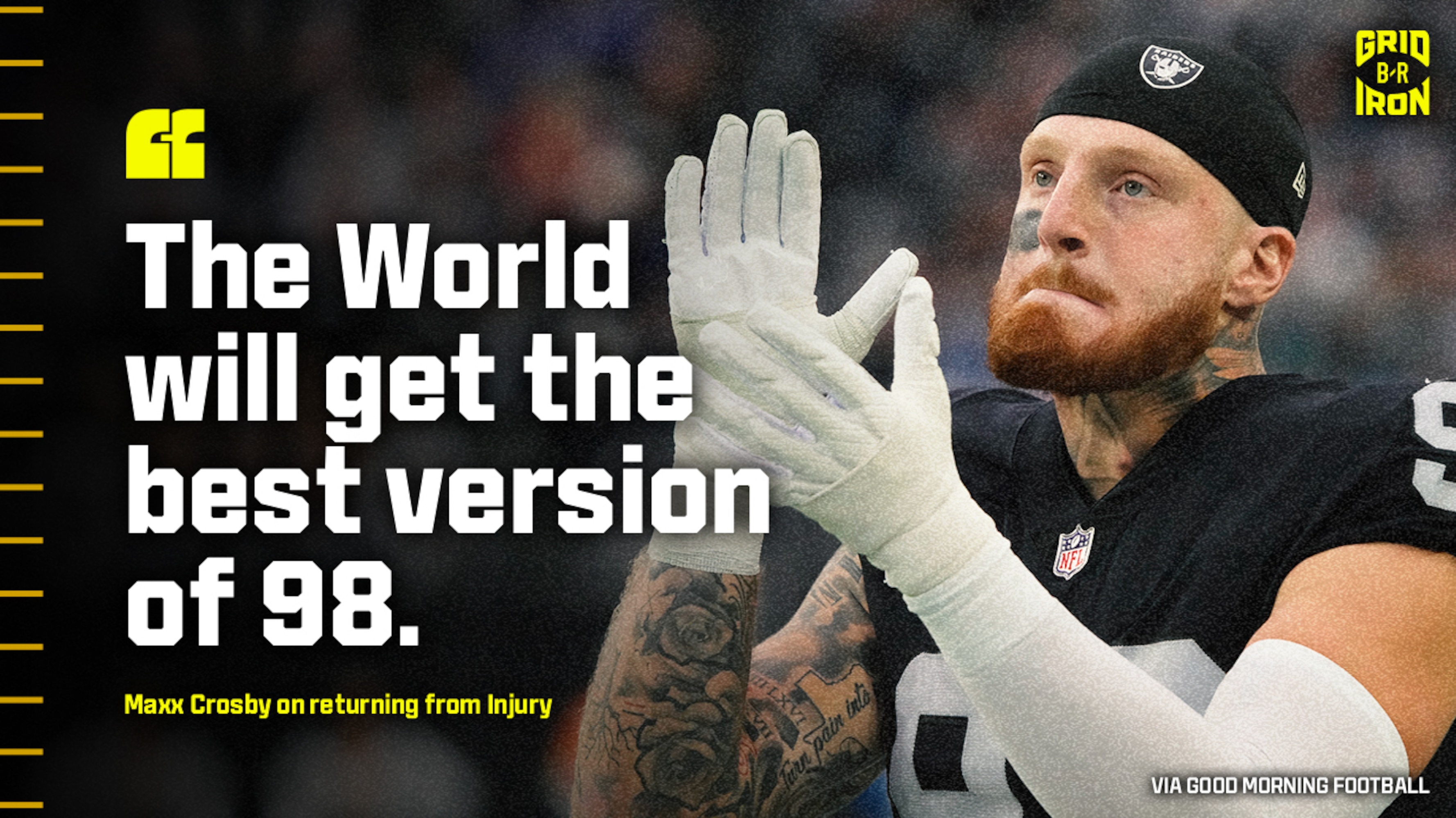 Maxx Crosby Updates Injury Rehab, Return to Raiders amid Fallout from ...