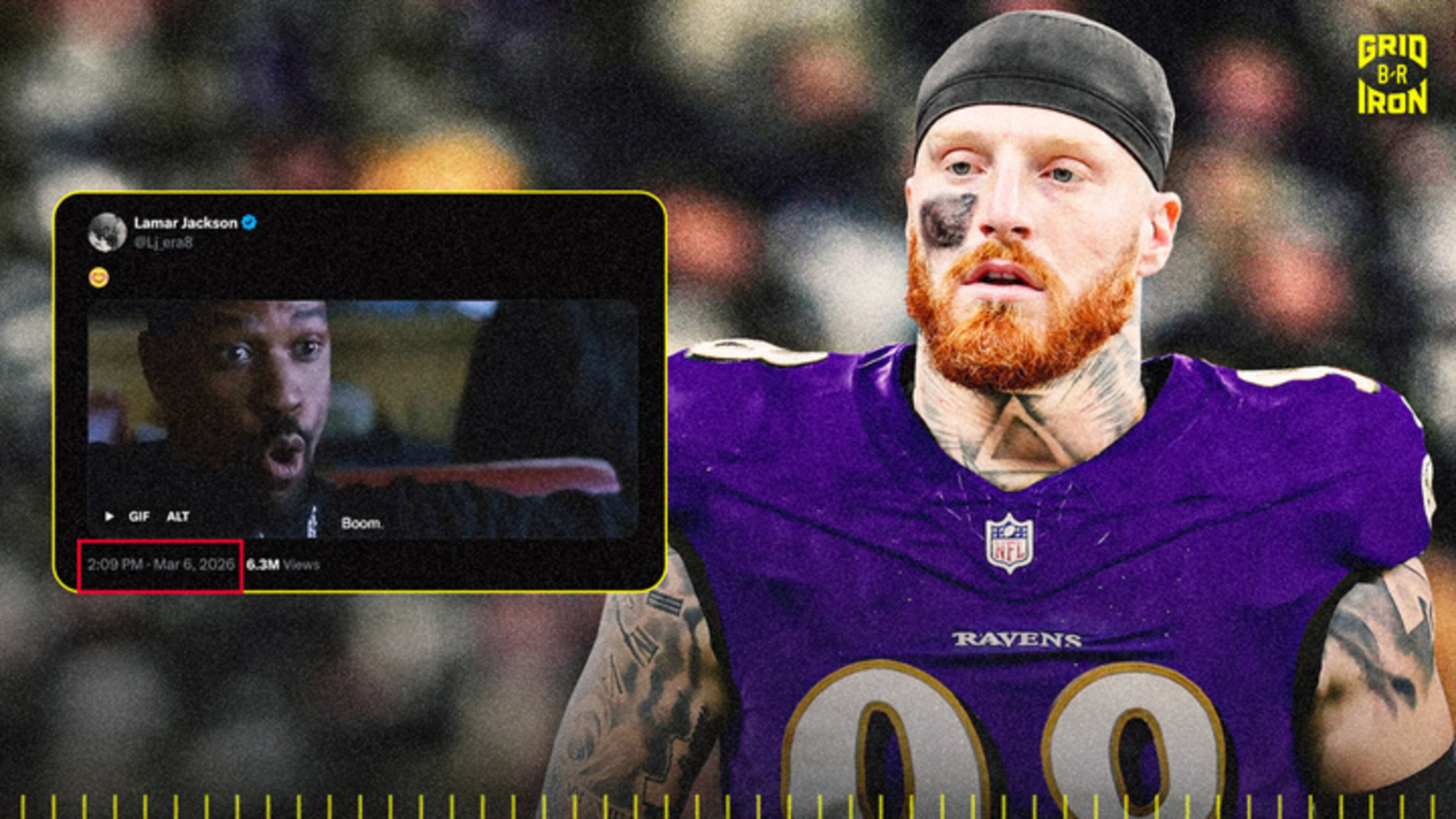 Lamar Jackson Hinted at Ravens' Maxx Crosby Trade With Viral Meme ...