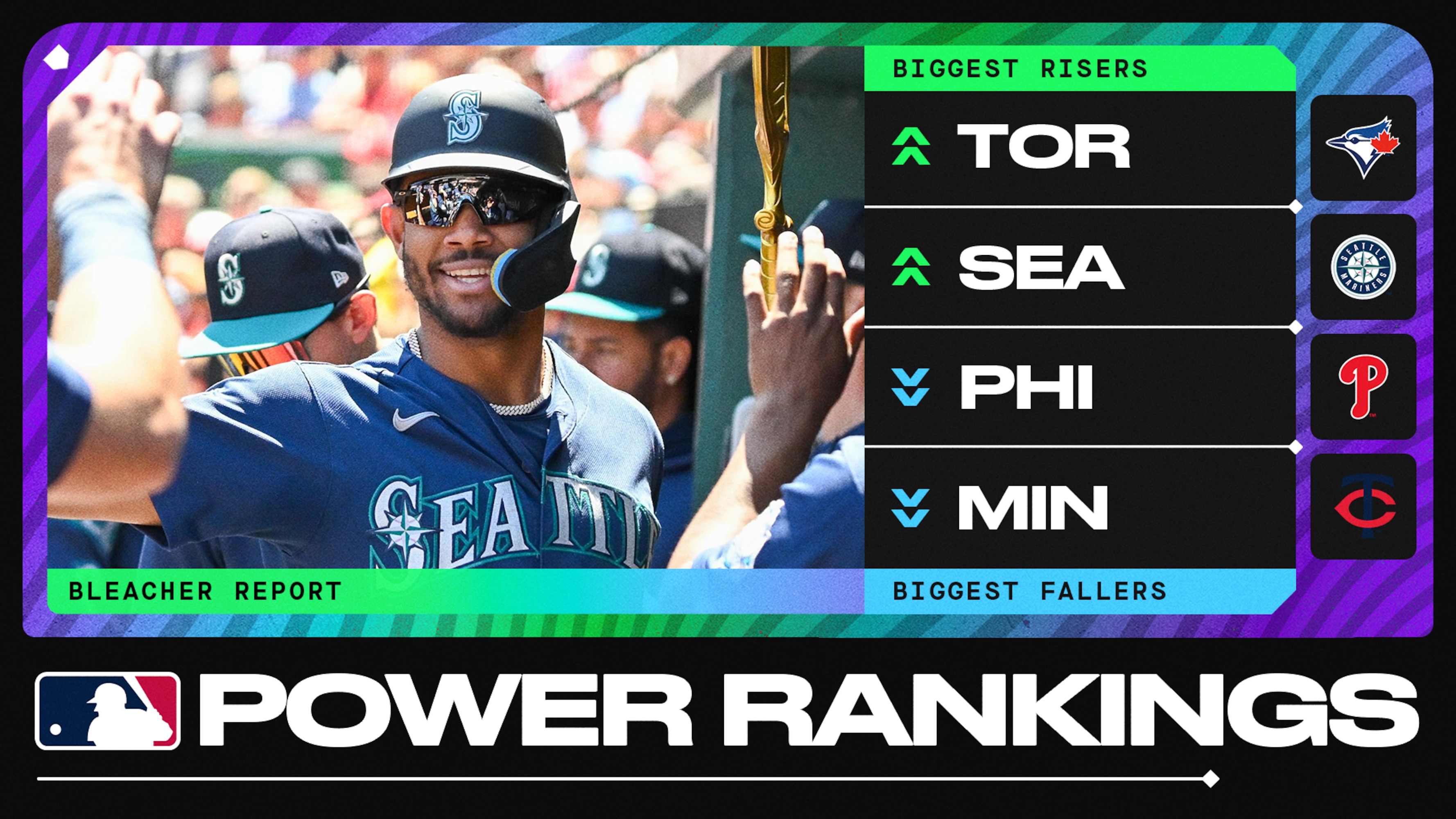 MLB Power Rankings as Mariners, Blue Jays Heat Up and Phillies Hit Rock ...