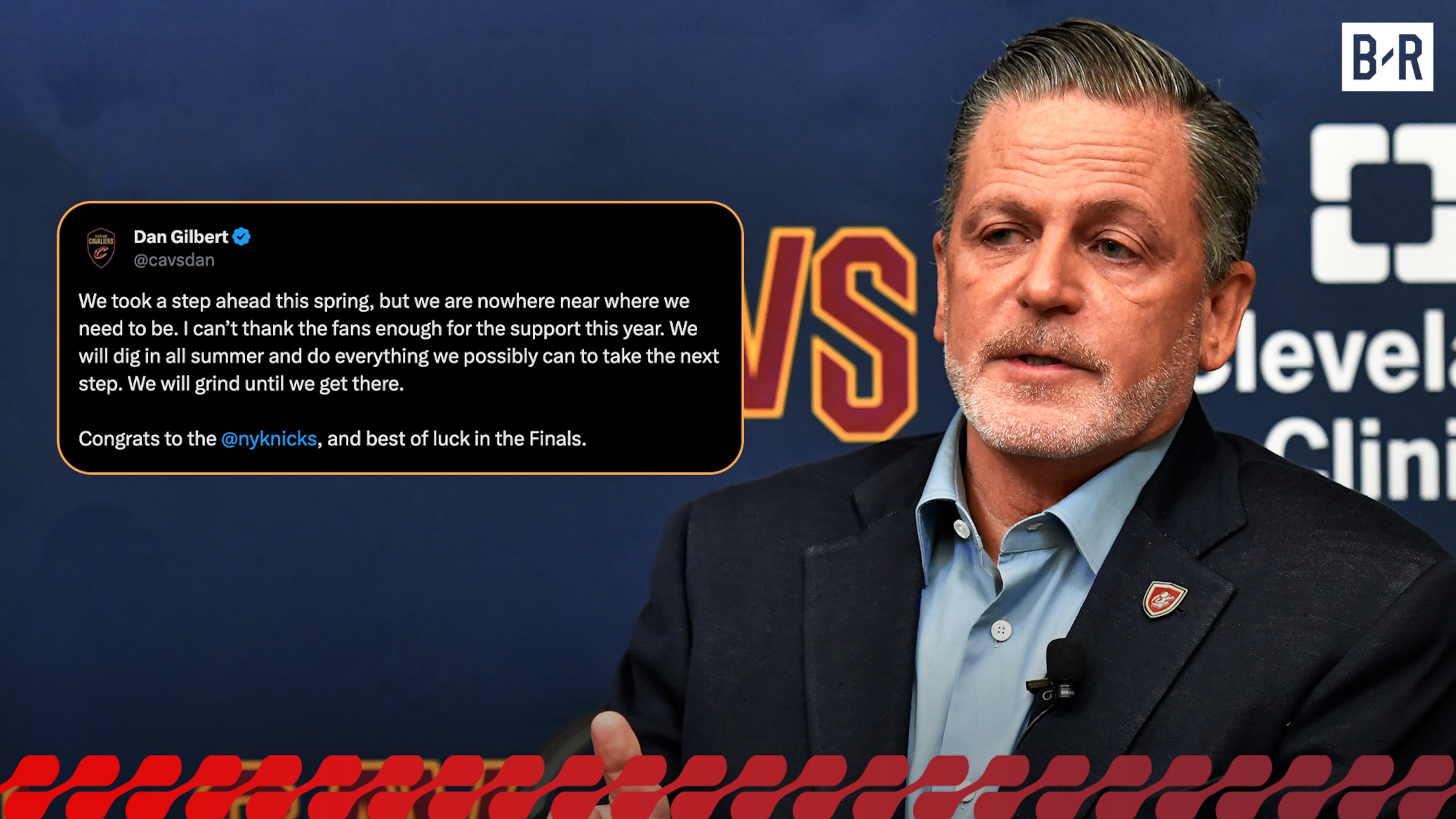 Cavs' Dan Gilbert Reacts to Knicks Sweep, Says Team is 'Nowhere Near ...