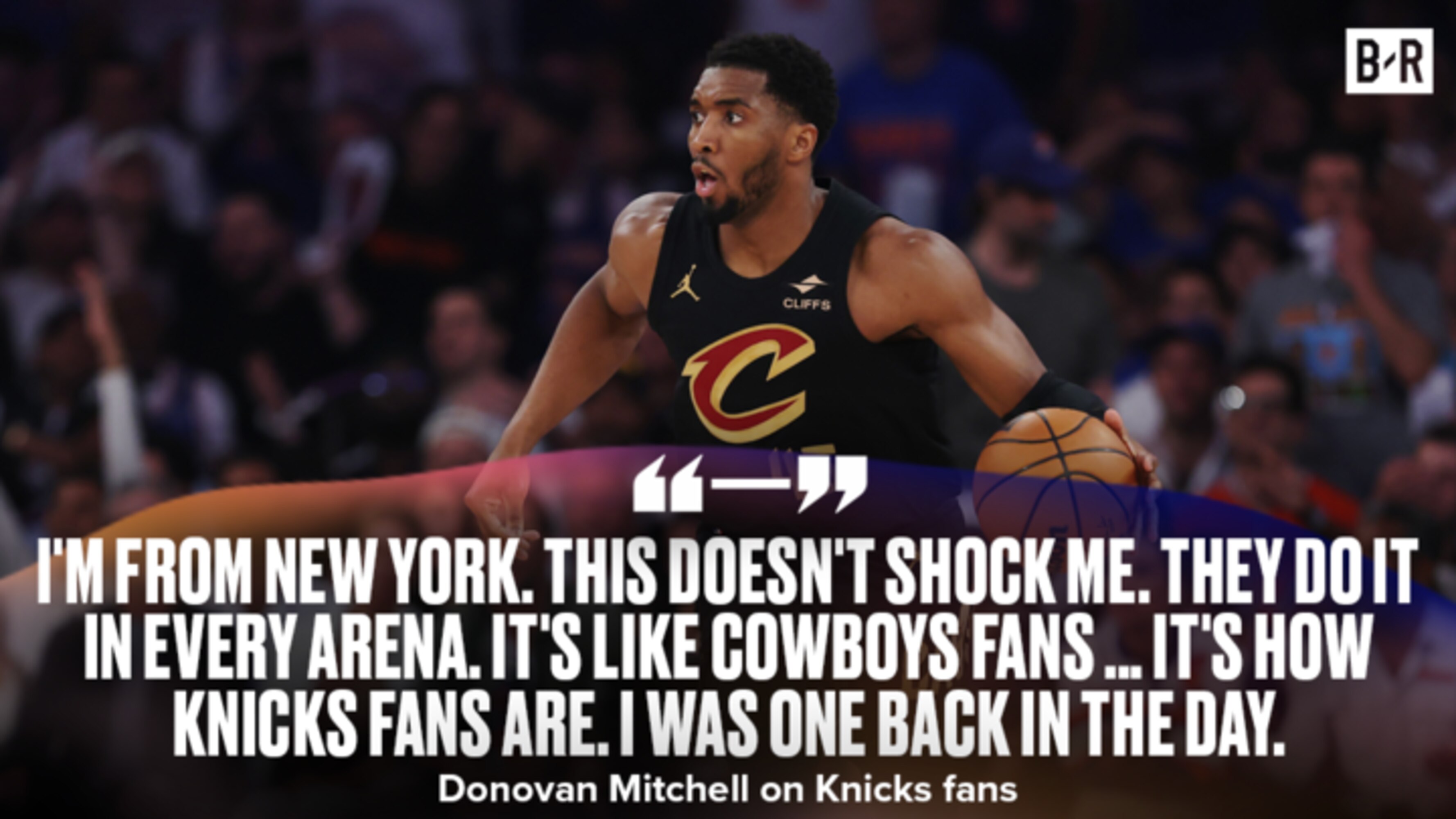 Donovan Mitchell Reacts to 'Let's Go Knicks' Chants After Cavs Lose ...