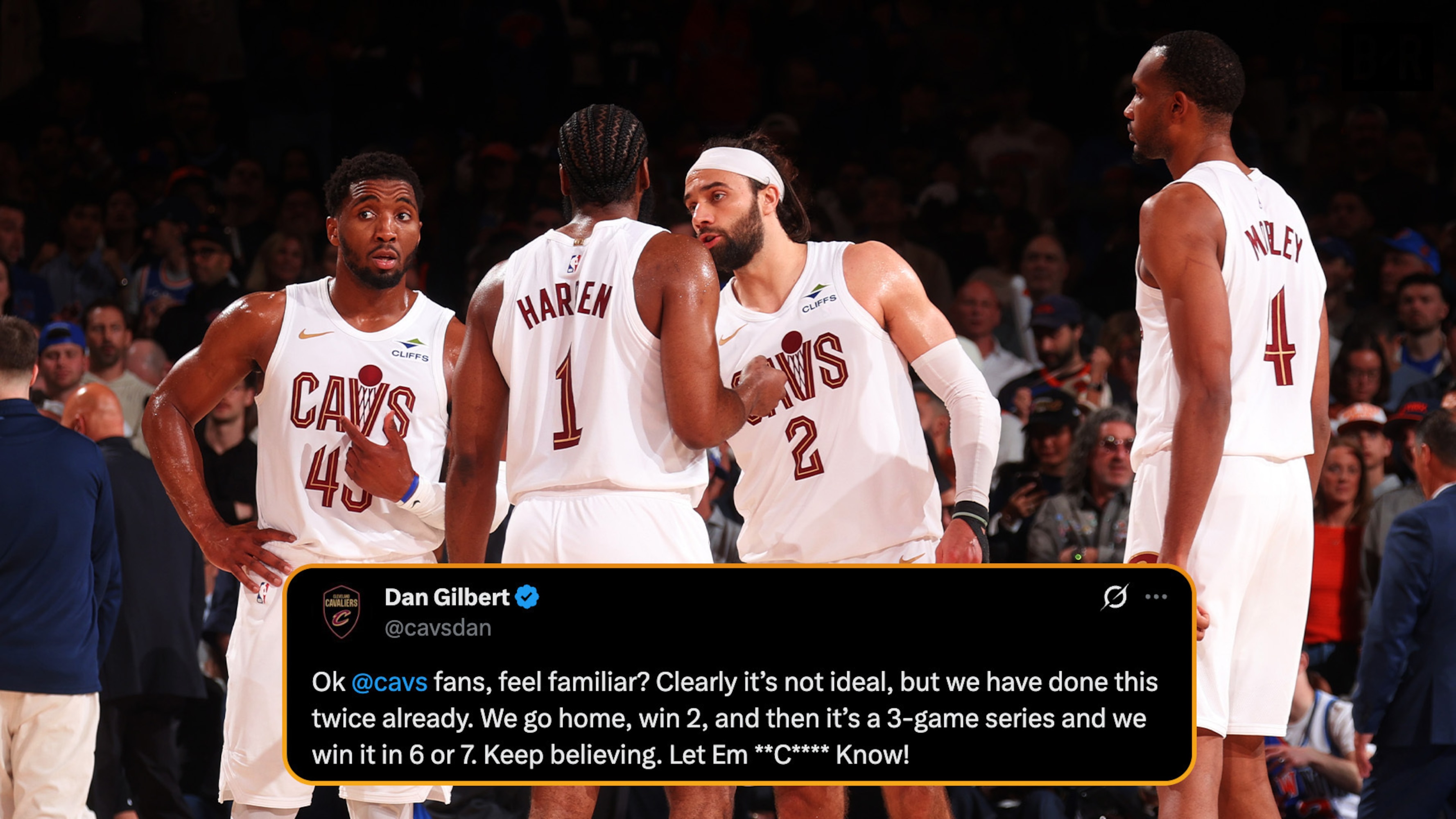 Dan Gilbert Sends Message to Cavs Fans amid 0-2 Deficit vs. Knicks ...