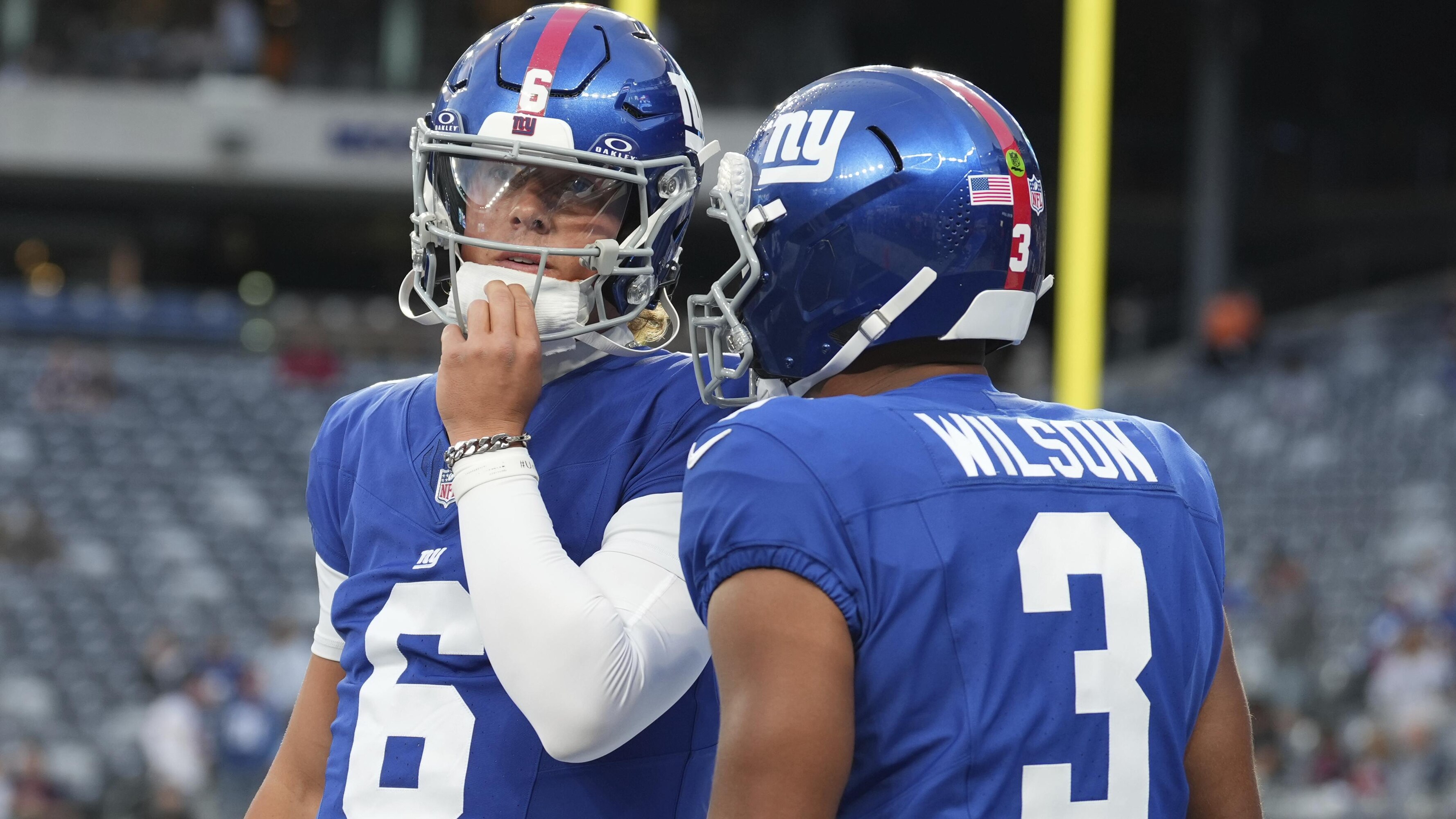 Russell Wilson to Be Giants QB1 over Jaxson Dart vs. Cowboys After Loss ...