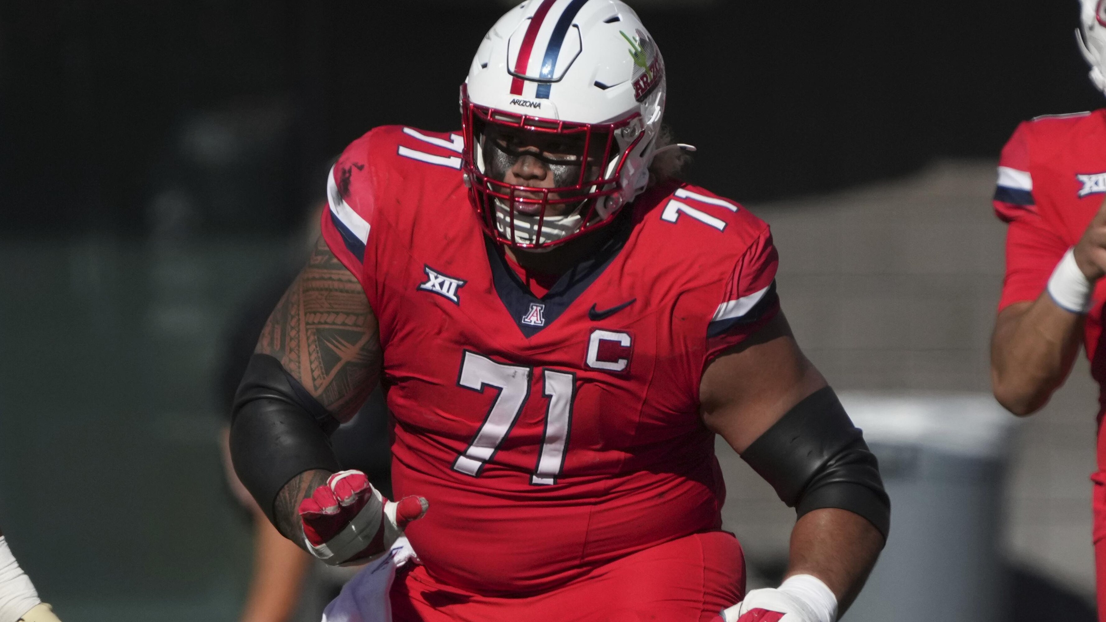 Jonah Savaiinaea NFL Draft 2025 Scouting Report for Miami Dolphins IOL