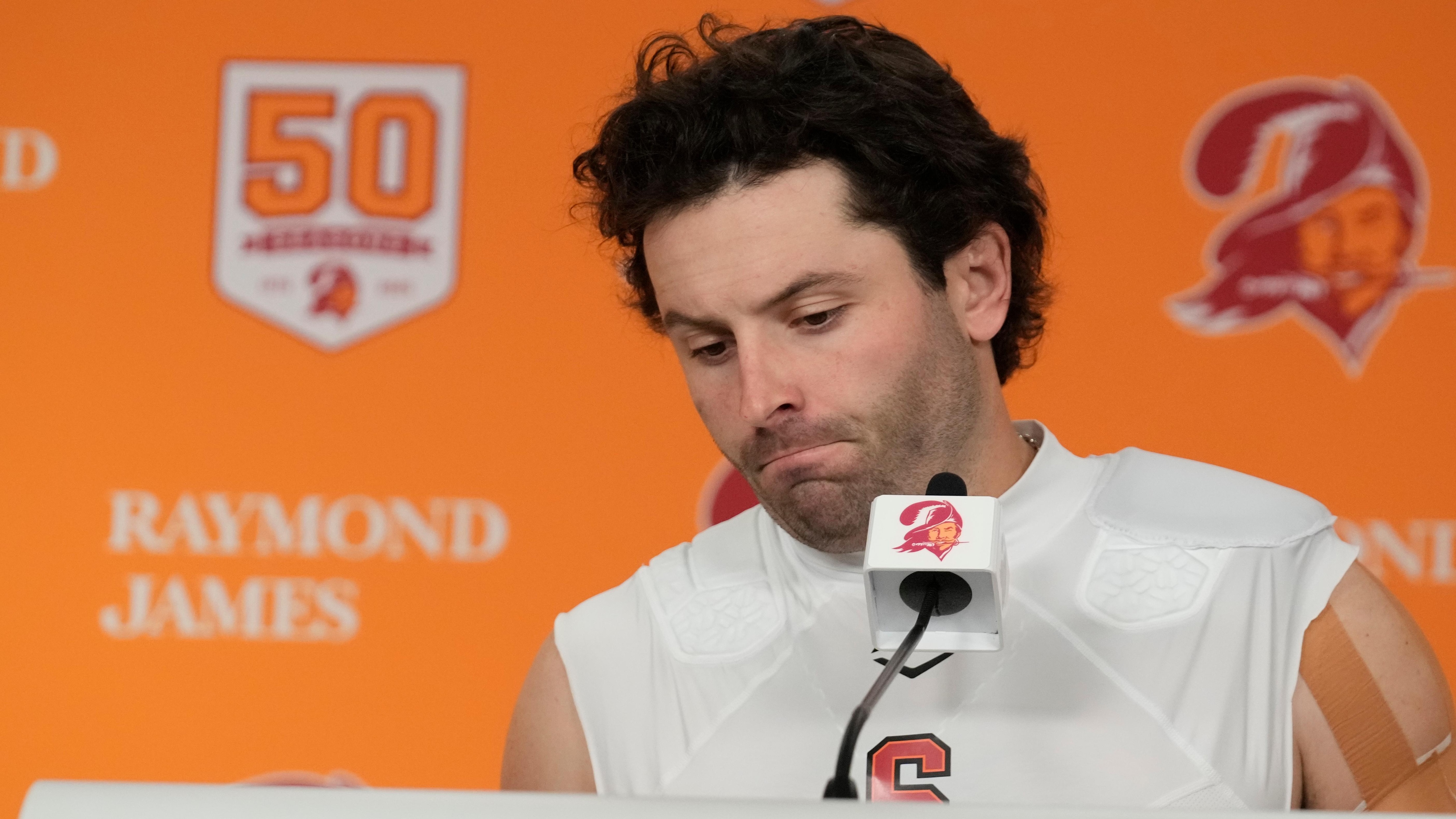 Baker Mayfield Takes Blame For Bucs' Loss to Falcons, 'This One Is ...