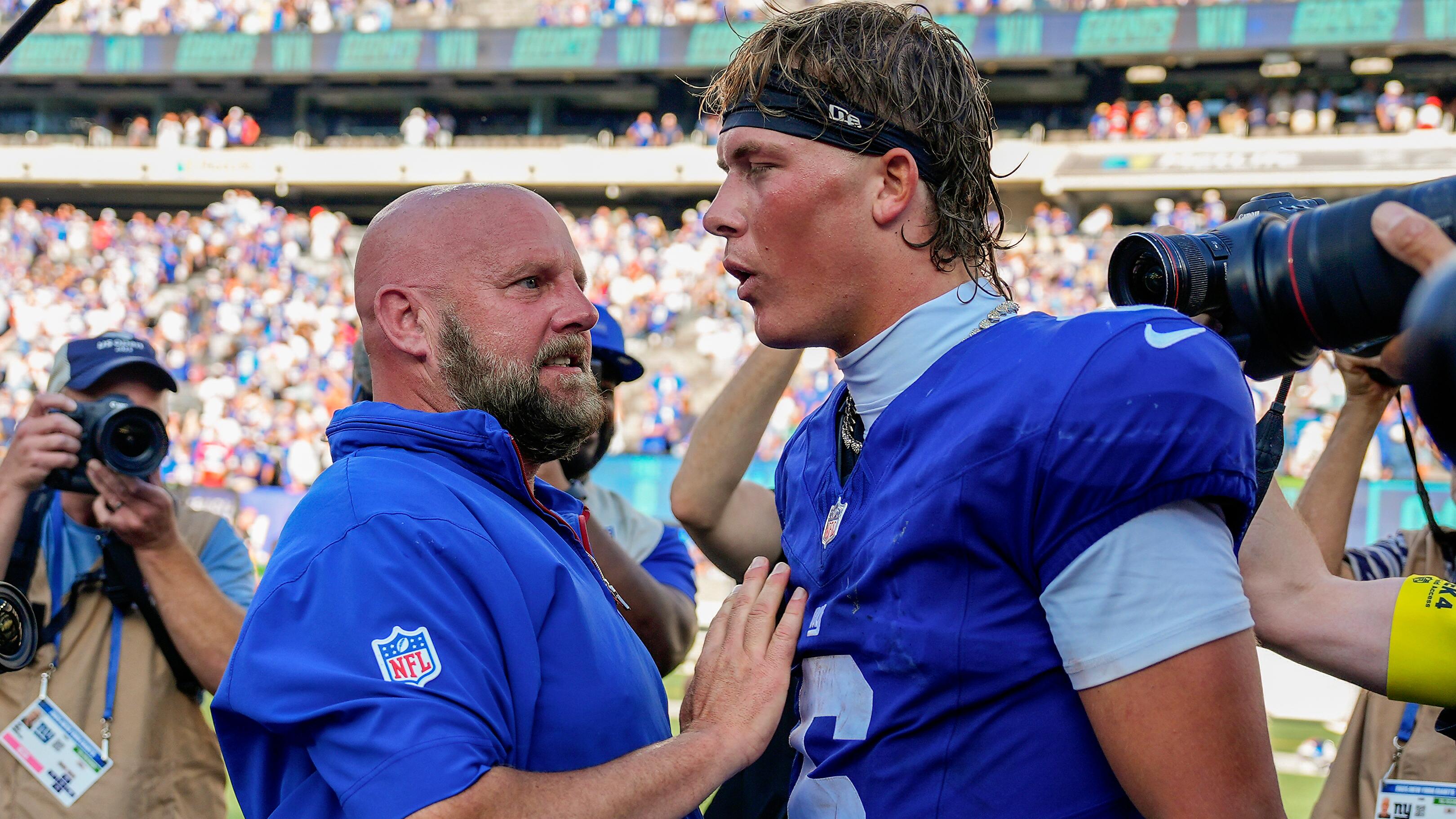 Jaxson Dart's Concussion Evaluation Under NFL Review After Giants' Win vs. Eagles