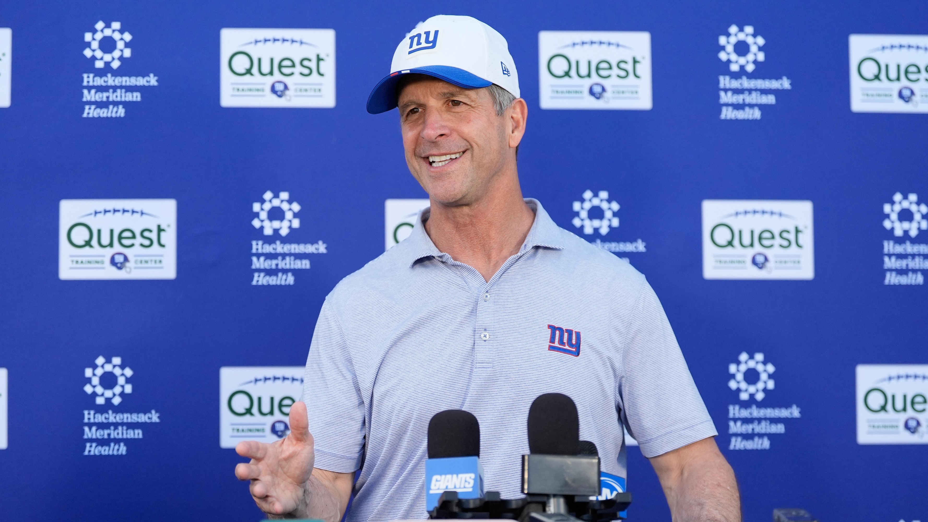 John Harbaugh Talks Joe Schoen's Contract Extension as Giants GM ...