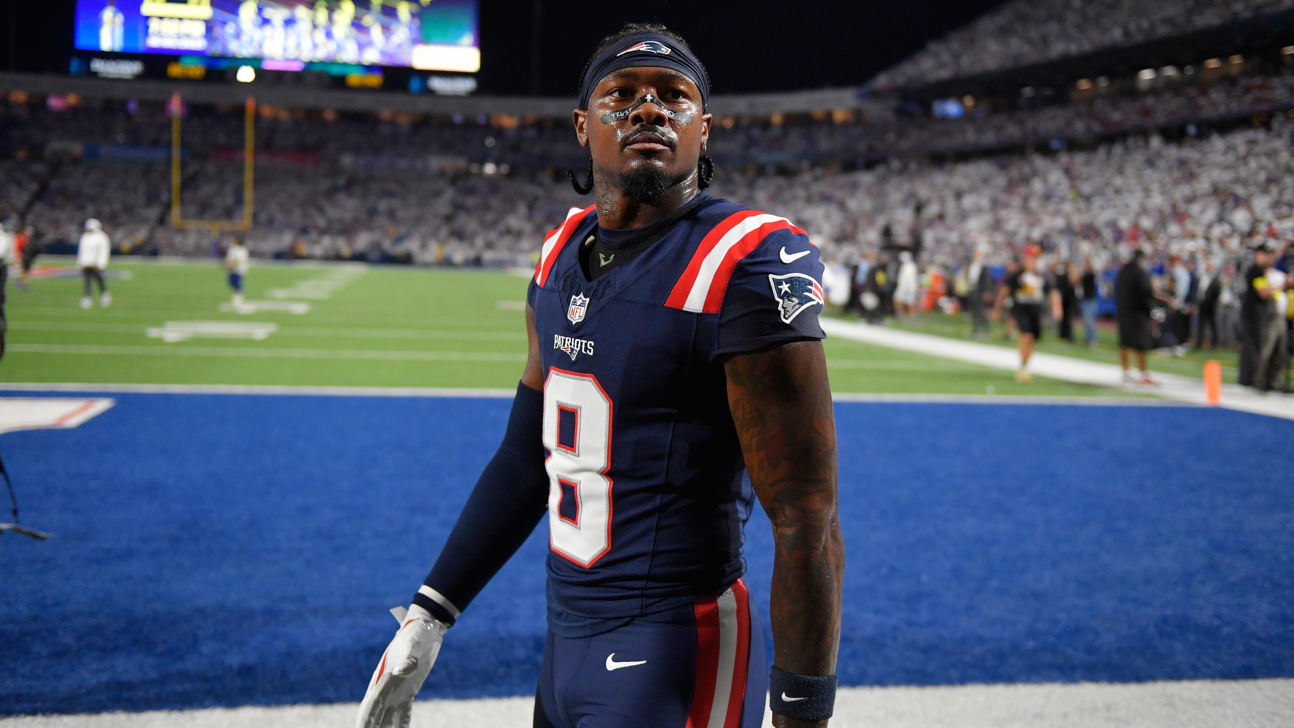 Patriots Troll Josh Allen, Bills with Stefon Diggs 'Staring' Meme after Upset Win