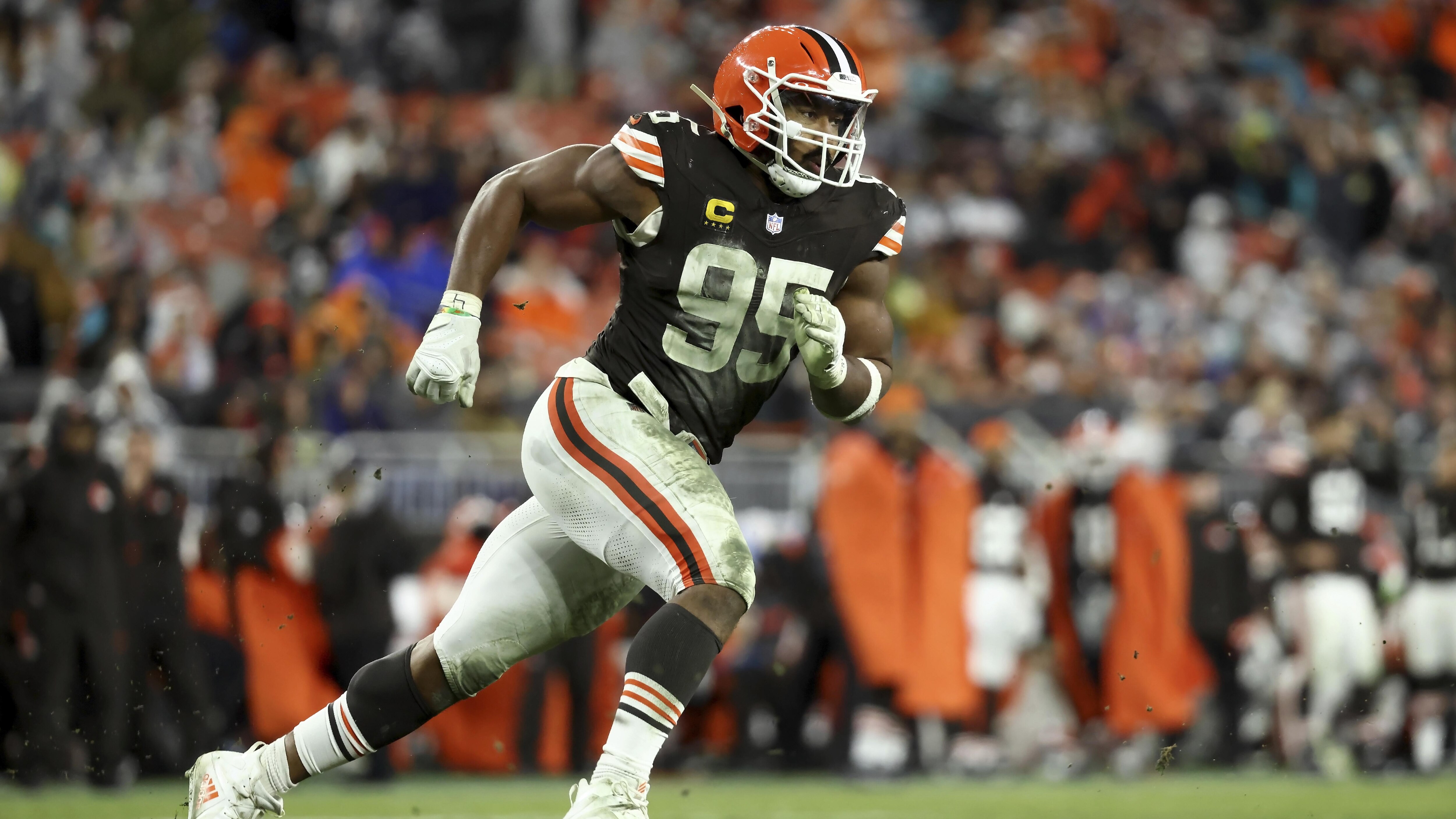 Browns' Myles Garrett Says He Expects to Reach Super Bowl, Win NFL DPOY ...