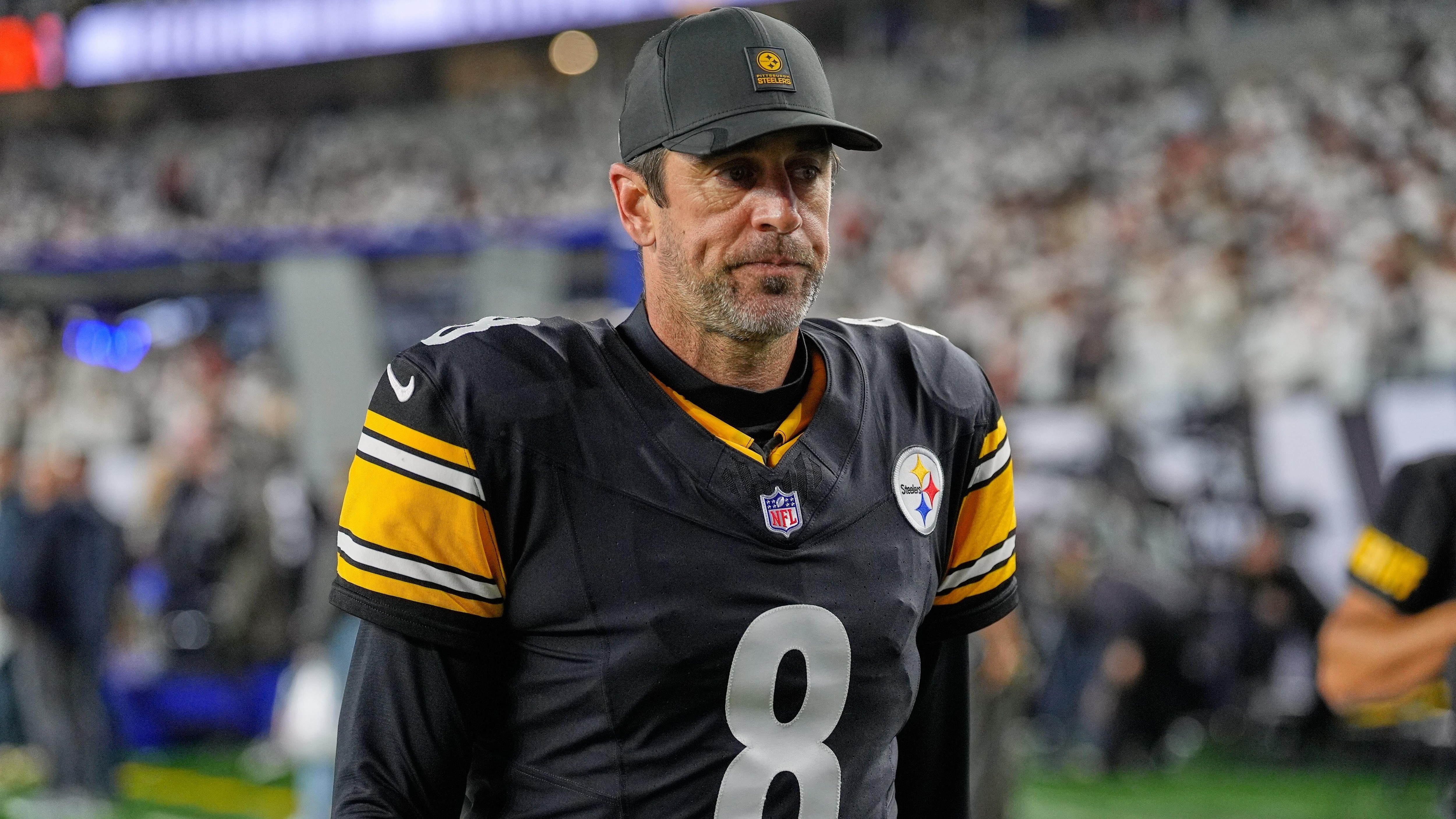 Steelers' Broderick Jones Jokes About Tackling Aaron Rodgers After ...