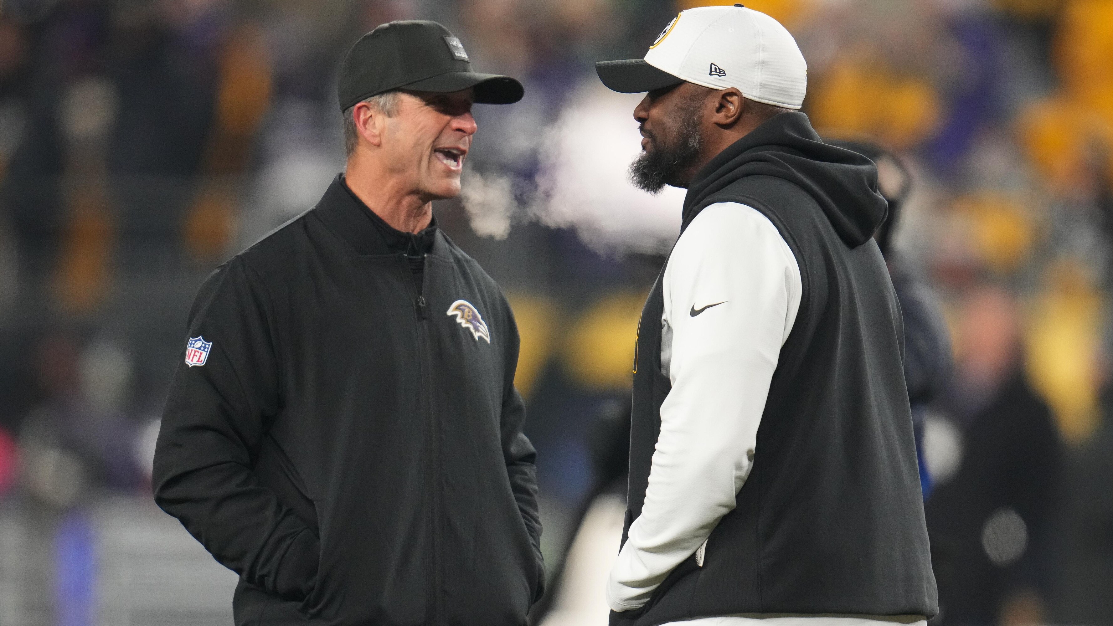 Mike Tomlin Reacts to John Harbaugh's Firing, Calls Ravens' Decision ...