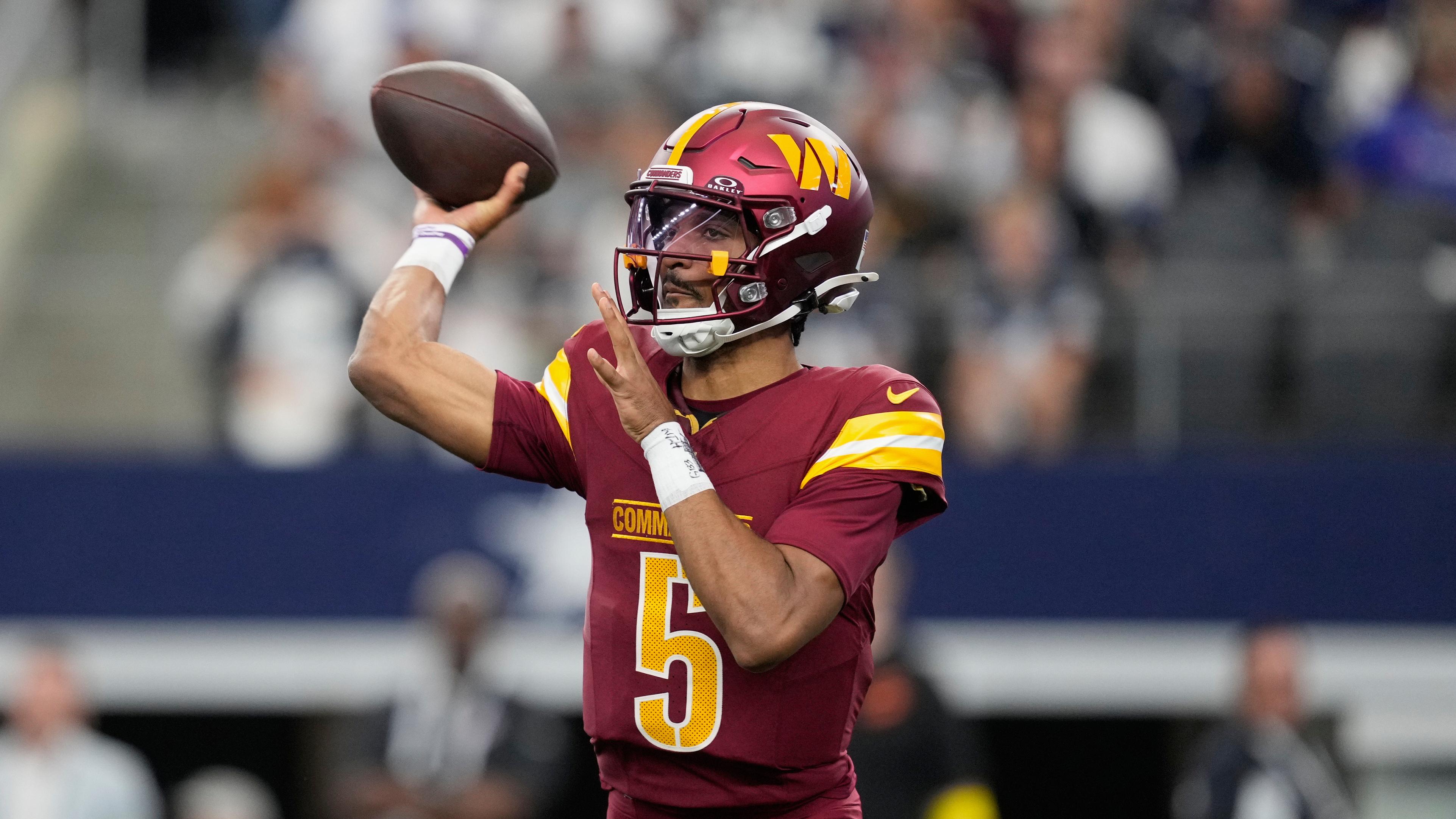 Jayden Daniels' Injury Status Reportedly 'Up in the Air' for Week 9 vs ...