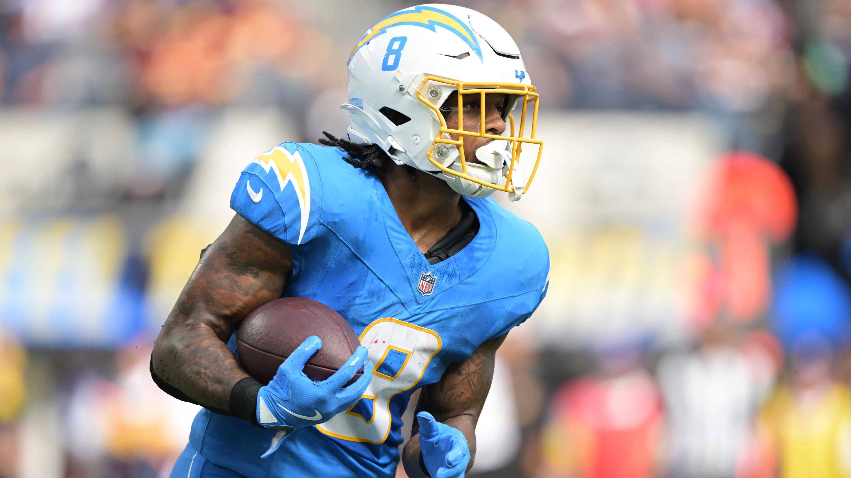 Chargers' Omarion Hampton Will Go on IR, Out At Least 4 Games with Ankle Injury