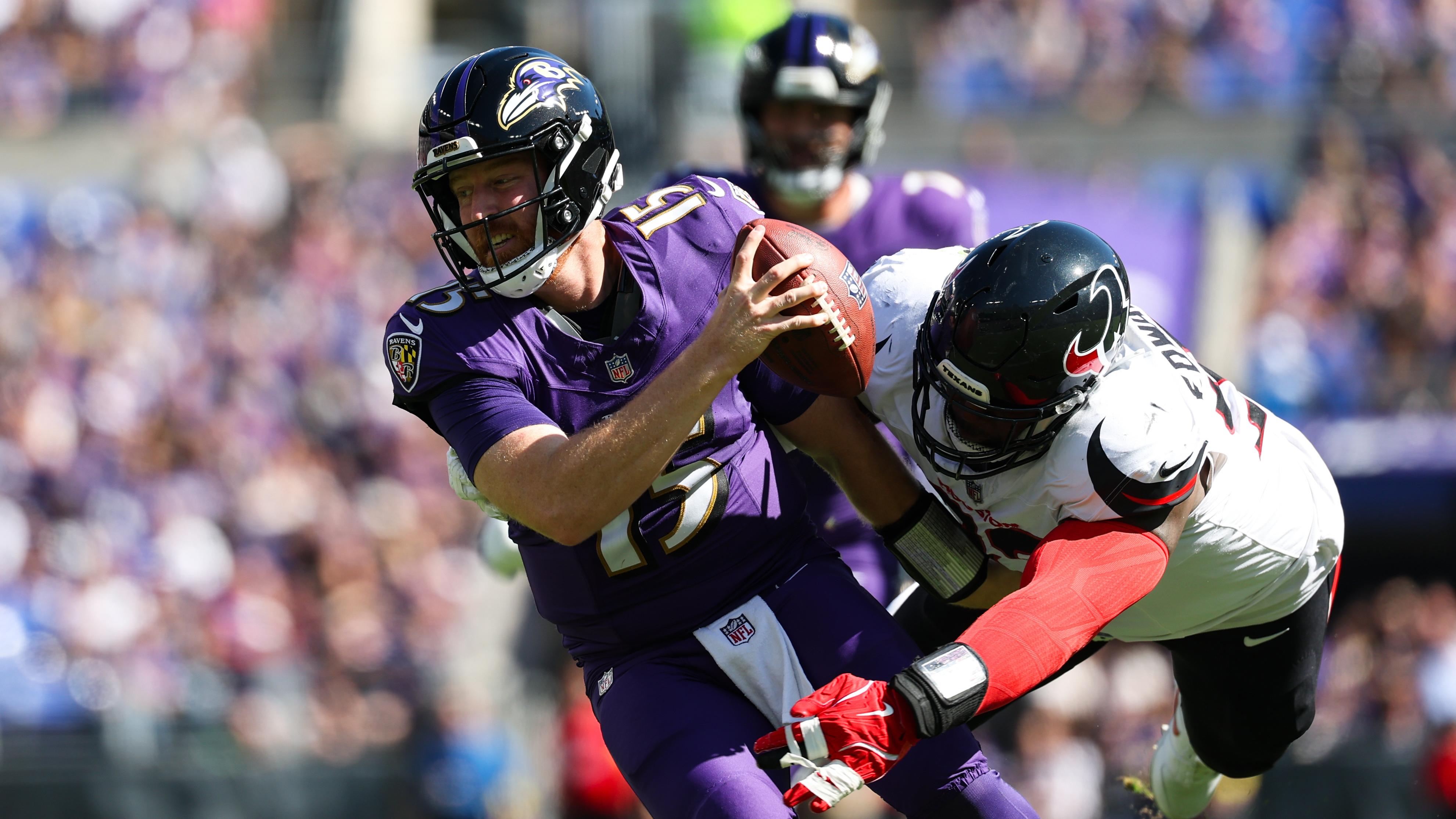 NFL Fans Call Ravens 'Done' As Texans Loss Drops Team to 1-4 amid Lamar Jackson Injury