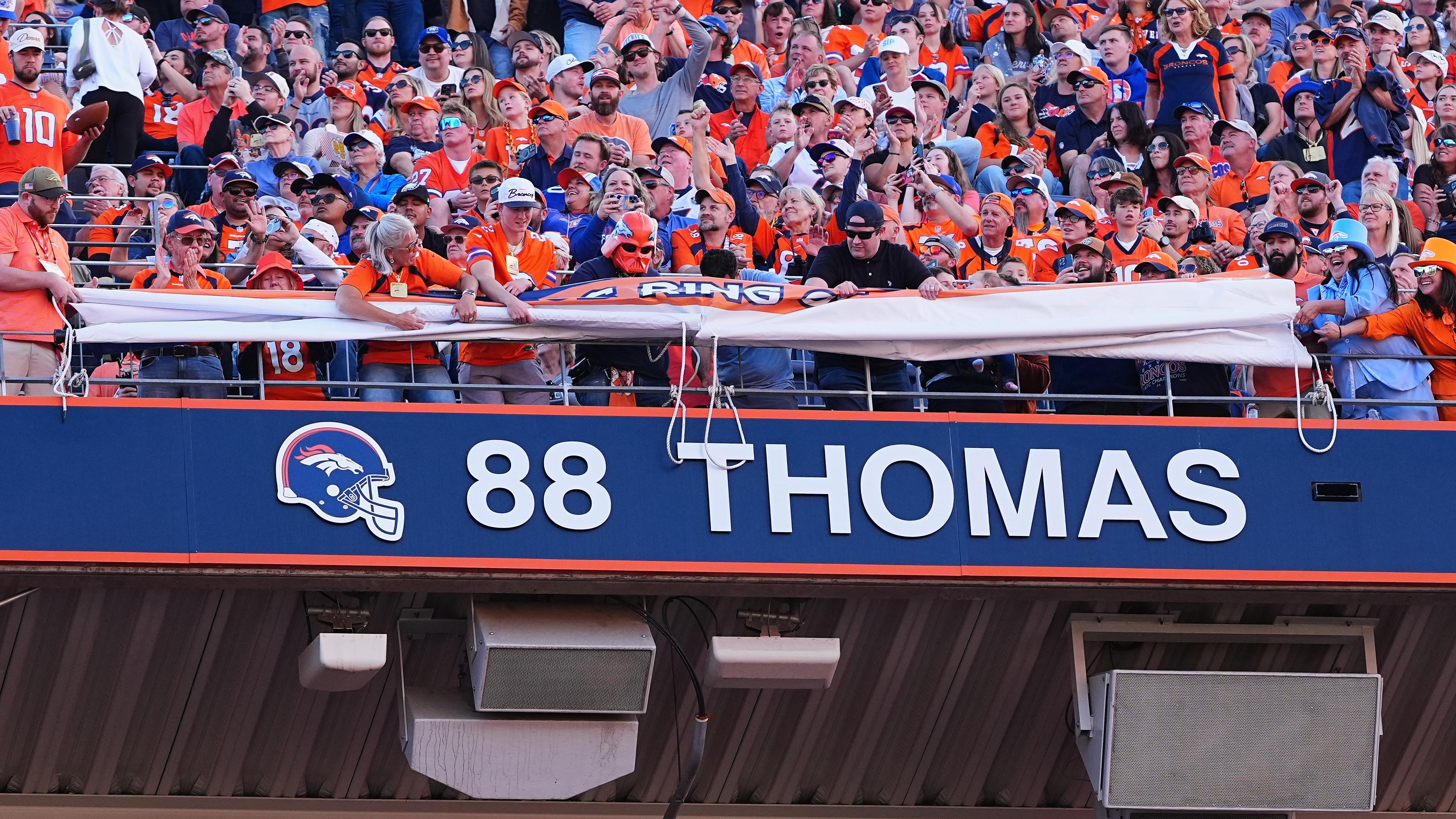 Demaryius Thomas' Mom Reacts to Late Son's Induction into Broncos' Ring of Fame