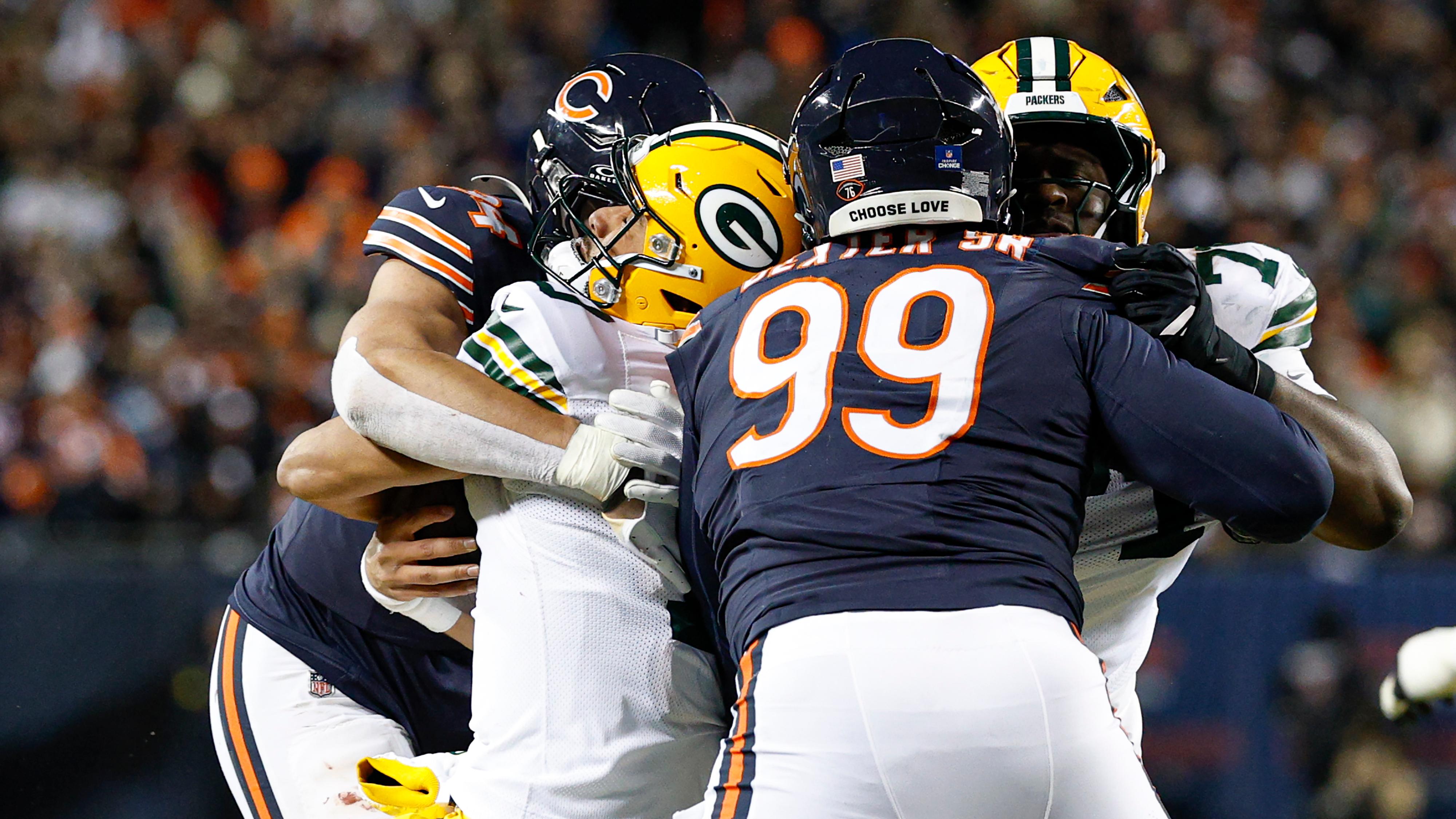 'Dirty?' Packers' LaFleur Reacts to Question About Bears' Hit That Injured Jordan Love