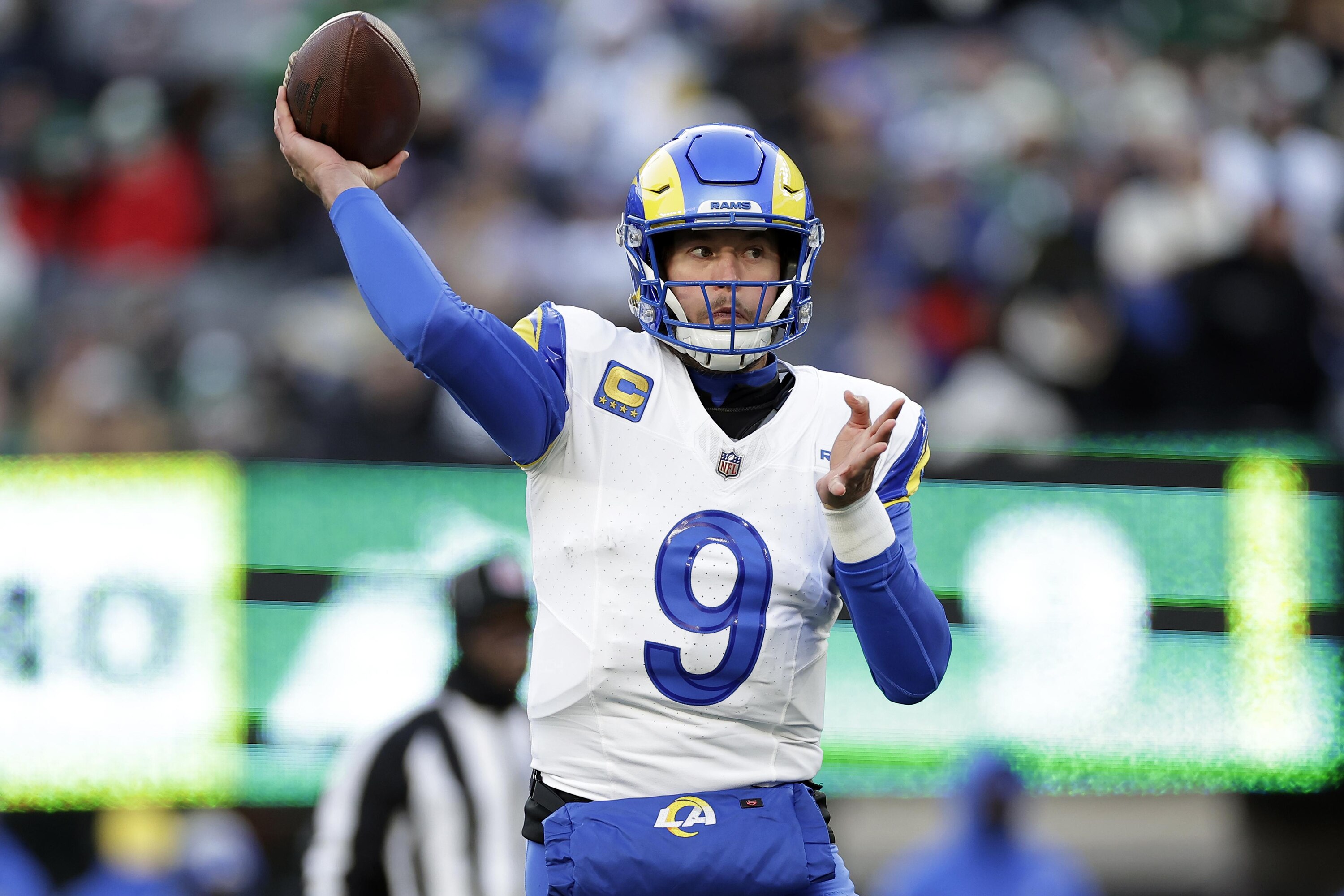 Rams' Matthew Stafford Jokes He'll Coach Flag Football at 2028 LA Olympics