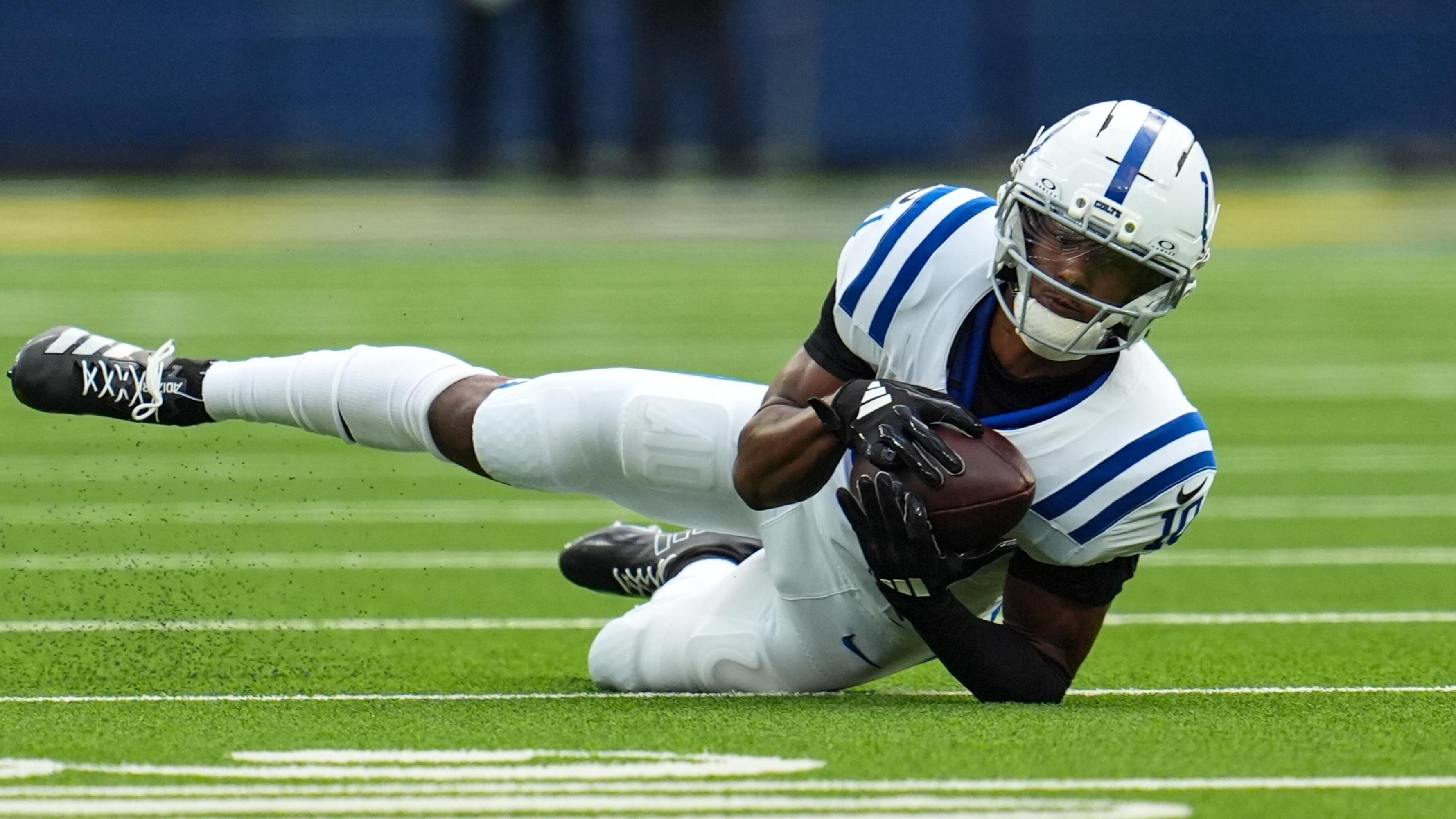 Adonai Mitchell's Status TBD for Raiders Game After Errors vs. Rams, Colts HC Says