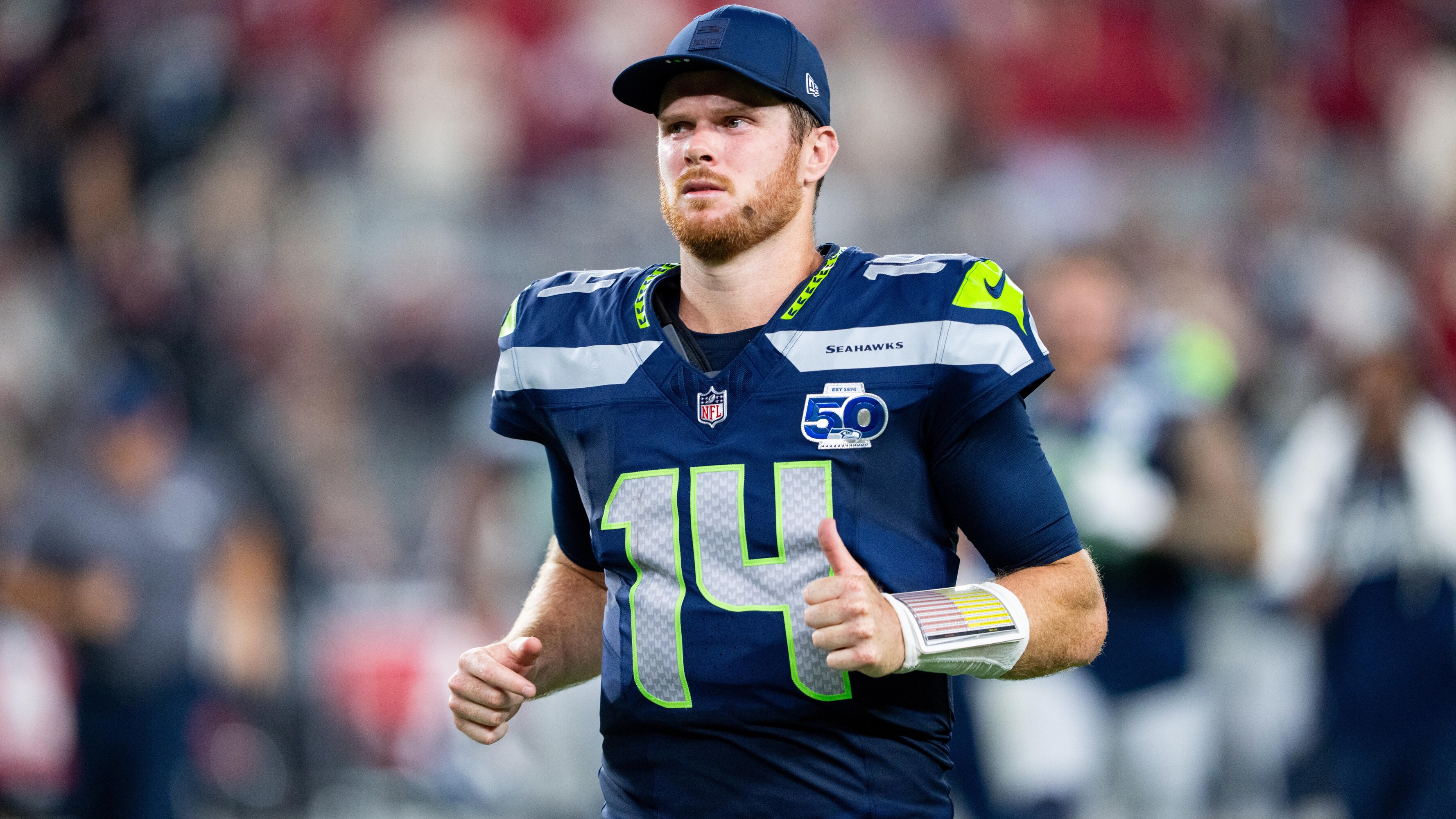 Seahawks HC Says Sam Darnold Is 'Playing Out Of His Mind' After Win vs ...