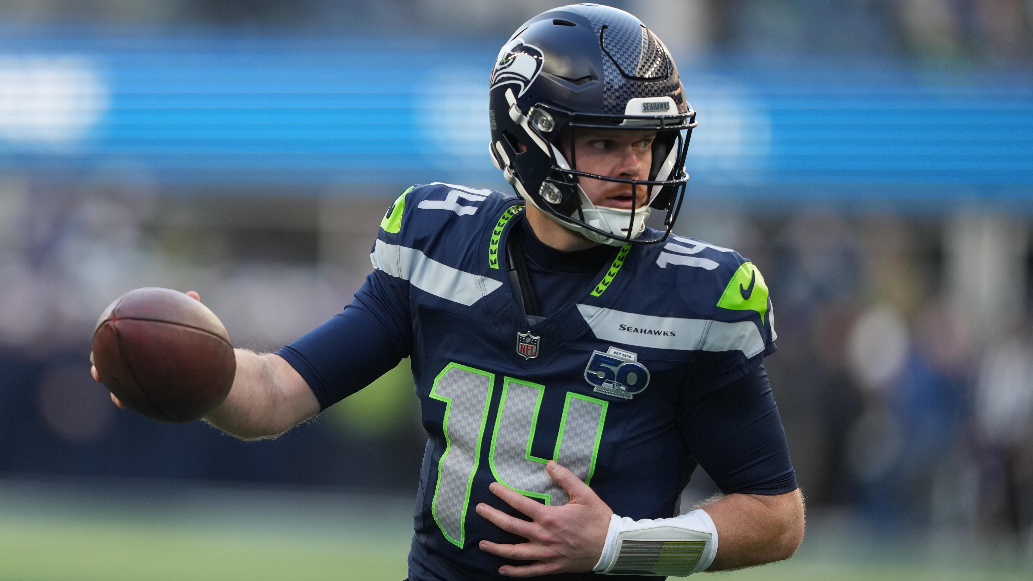 Sam Darnold Gives Injury Update Ahead of Seahawks vs. Patriots in Super ...