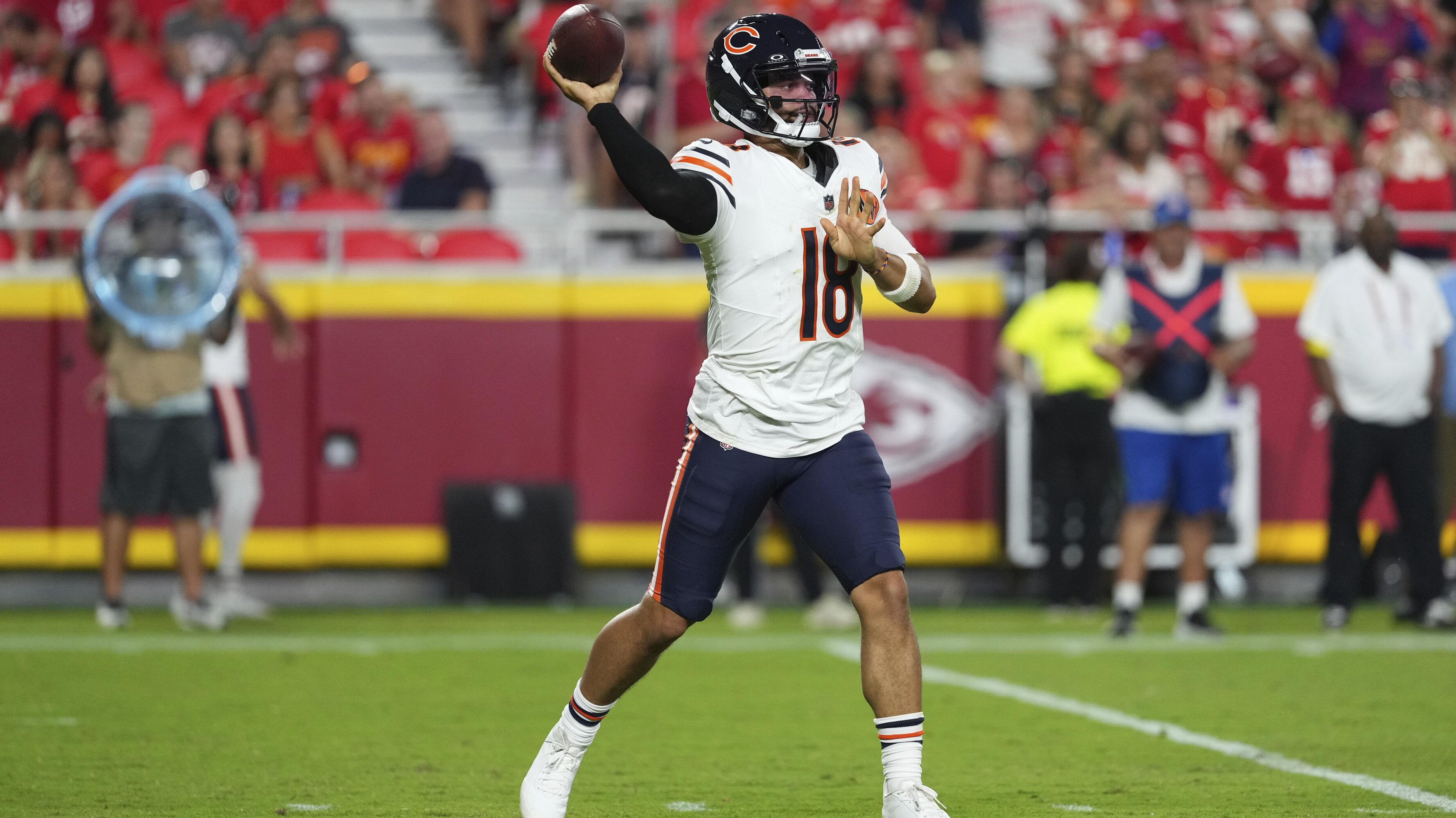 Caleb Williams Sports Brian Urlacher Jersey on Video Ahead of Bears vs. Vikings