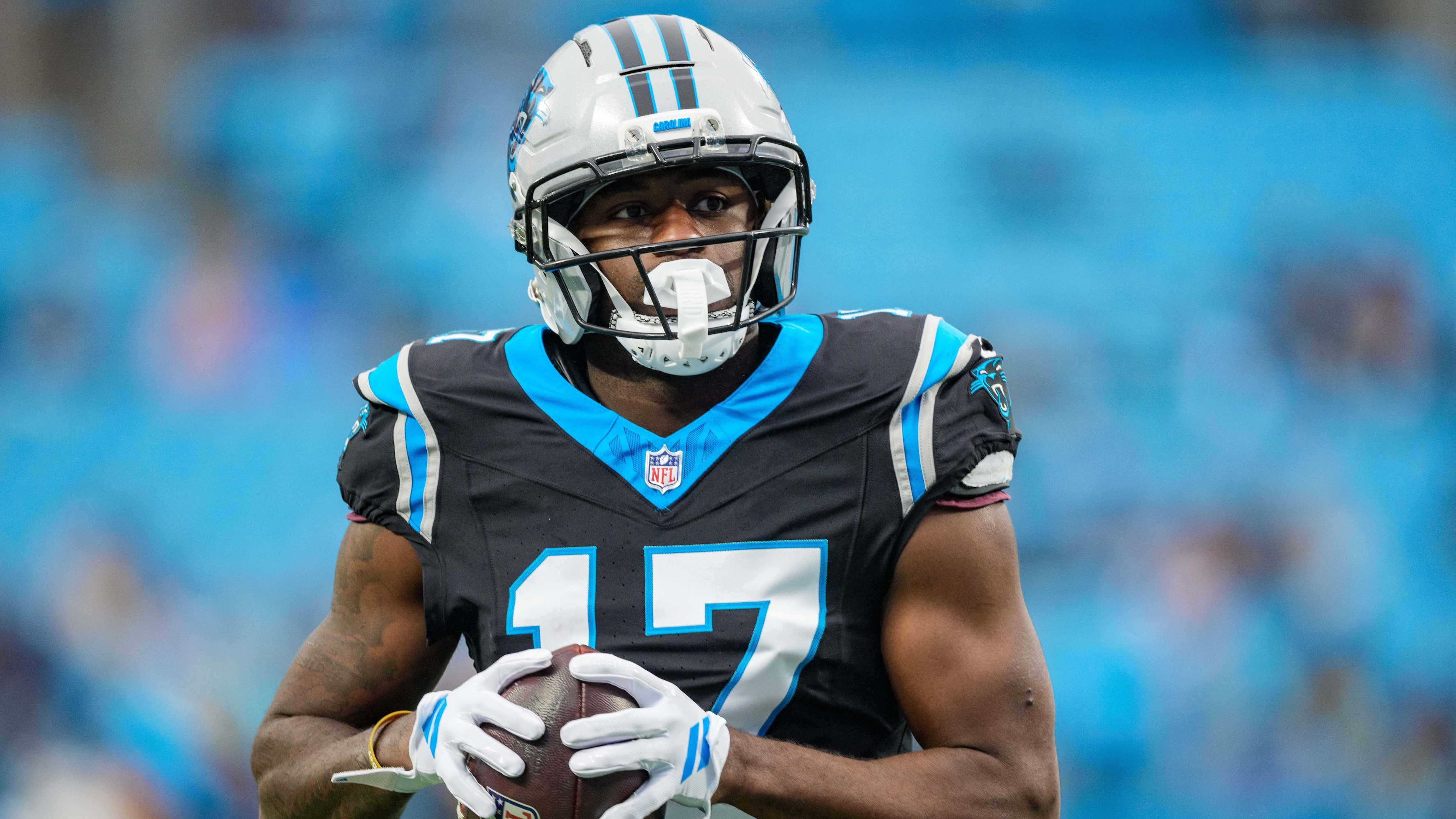 Xavier Legette Arrives on Horseback to Panthers' NFL Playoff Game in ...