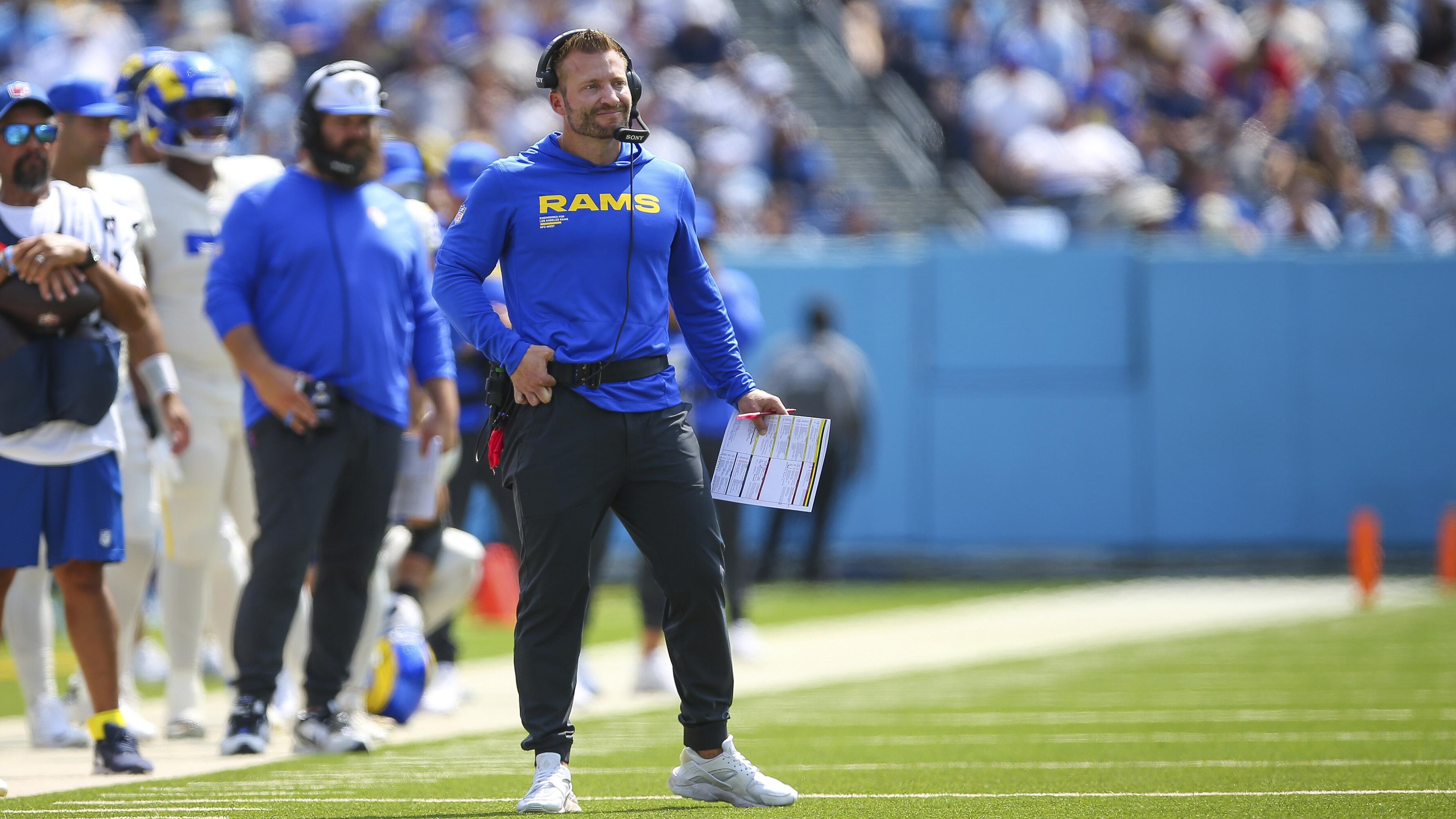 Sean McVay Tore Plantar Fascia During Rams-Titans, Suffered Injury ...