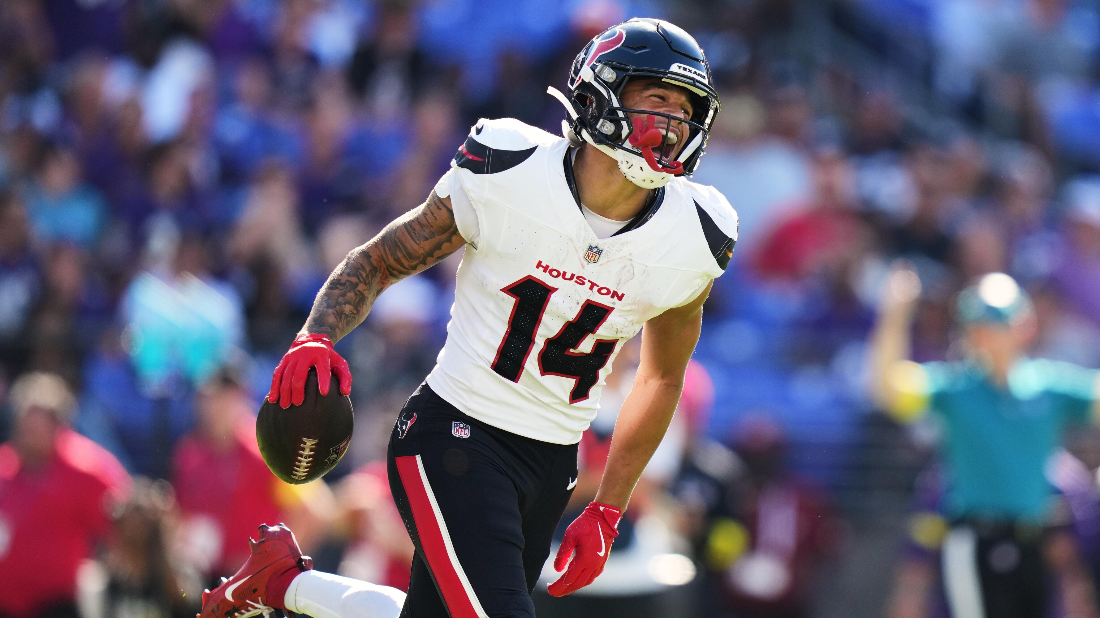 Jaylin Noel Trolls Ravens with Ray Lewis Dance in Video During Texans Blowout