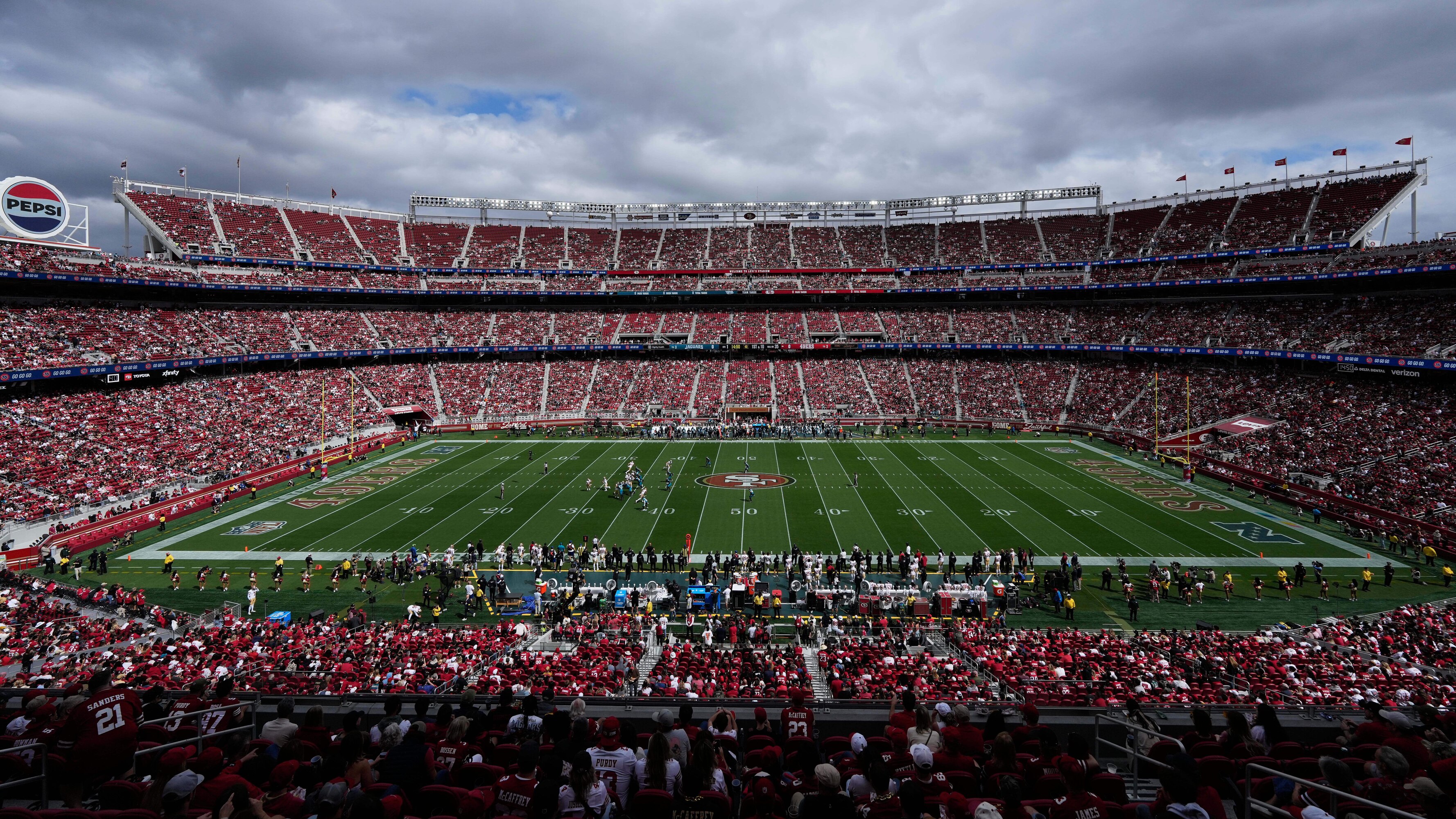 Seahawks vs. Patriots NFL Super Bowl 60 Field, End Zone Designs ...
