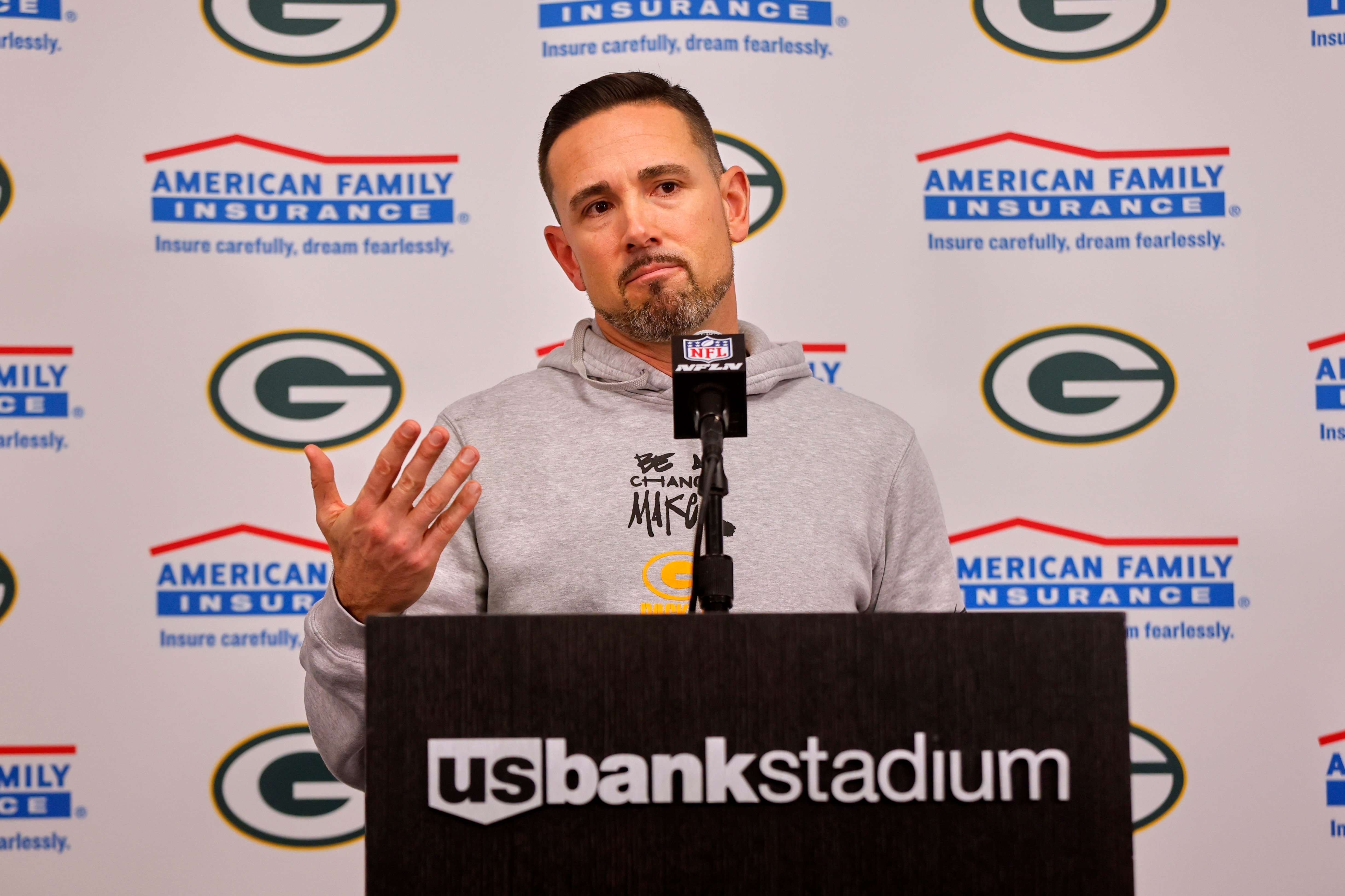 Packers' Matt LaFleur Suggests Roger Goodell Supports Effort to Ban Eagles' Tush Push