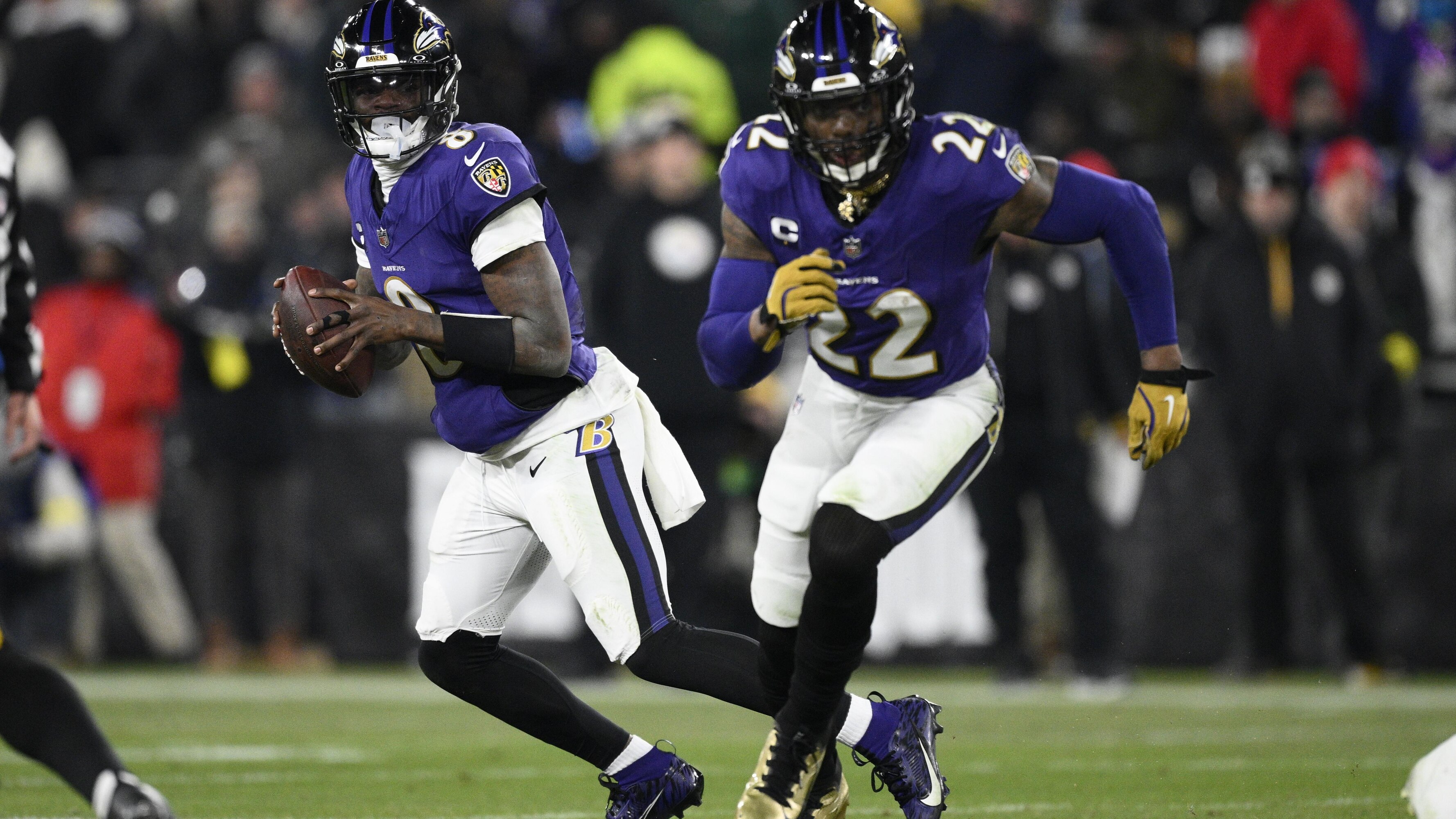 Ravens' Derrick Henry Says He'd Beat Lamar Jackson in a Race on Video