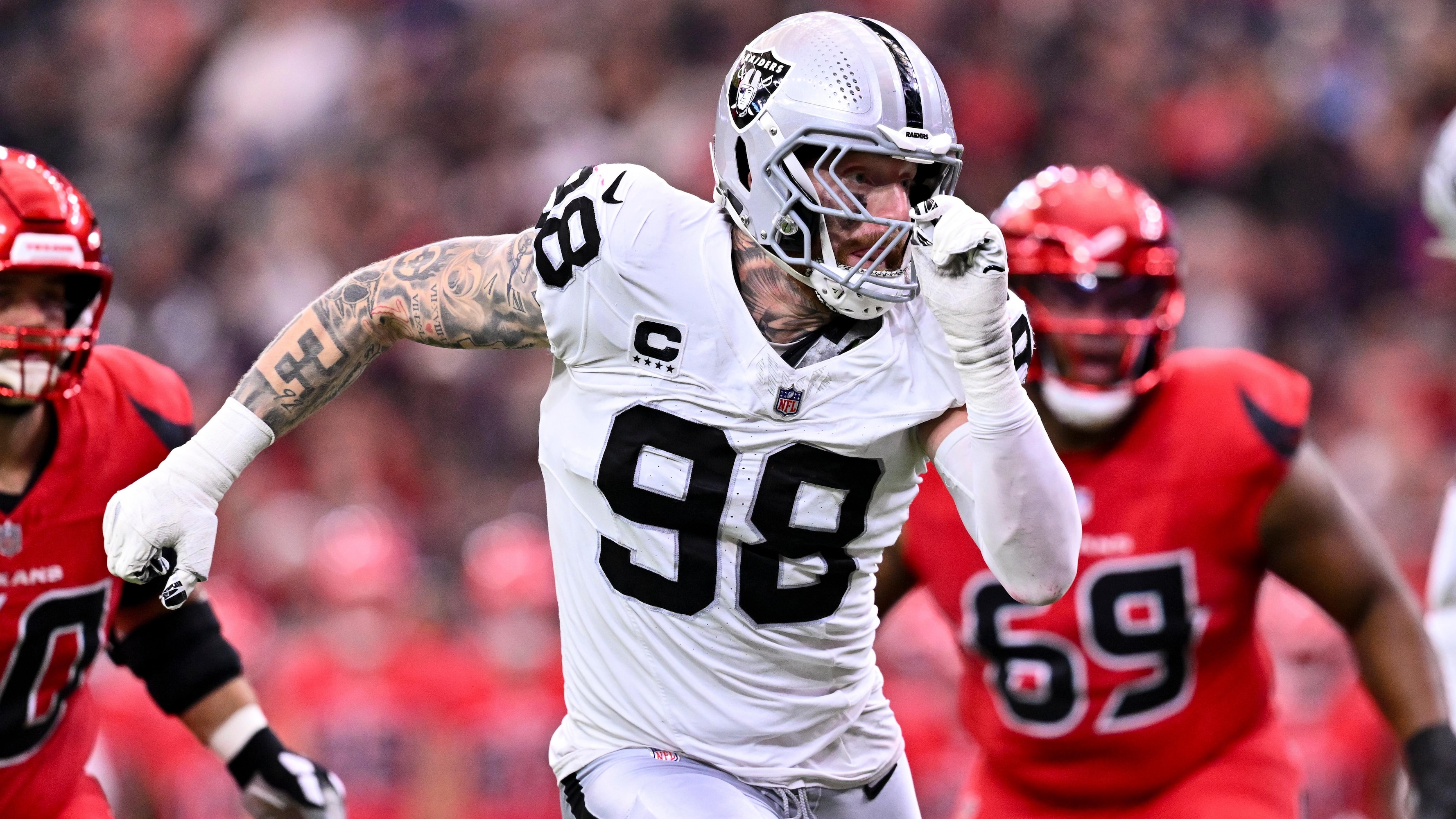 Maxx Crosby Reacts to Pete Carroll's Firing, Trade, Injury Drama ...