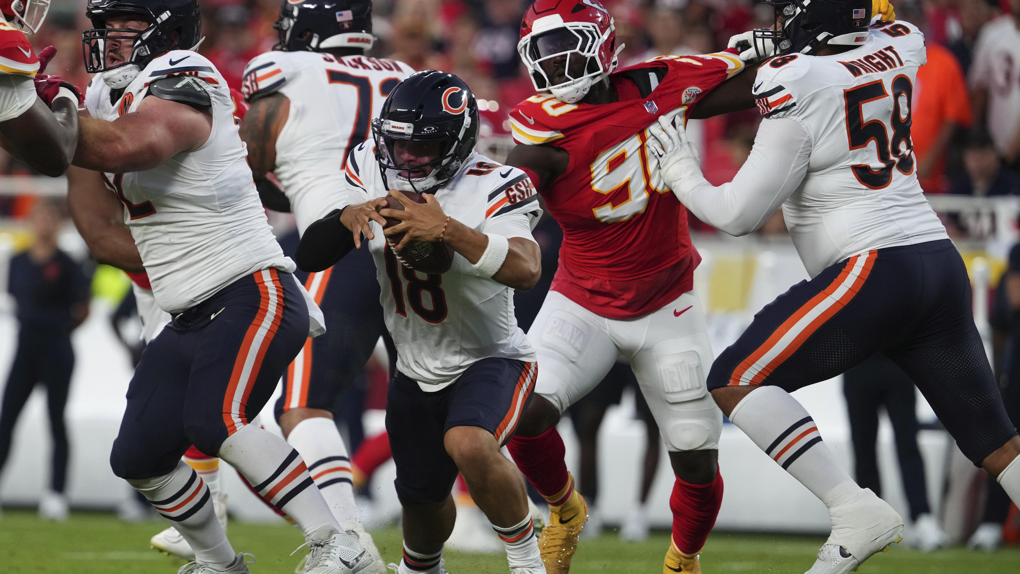 Caleb Williams, Bears Offense Applauded By NFL Fans in Final Preseason Game vs. Chiefs