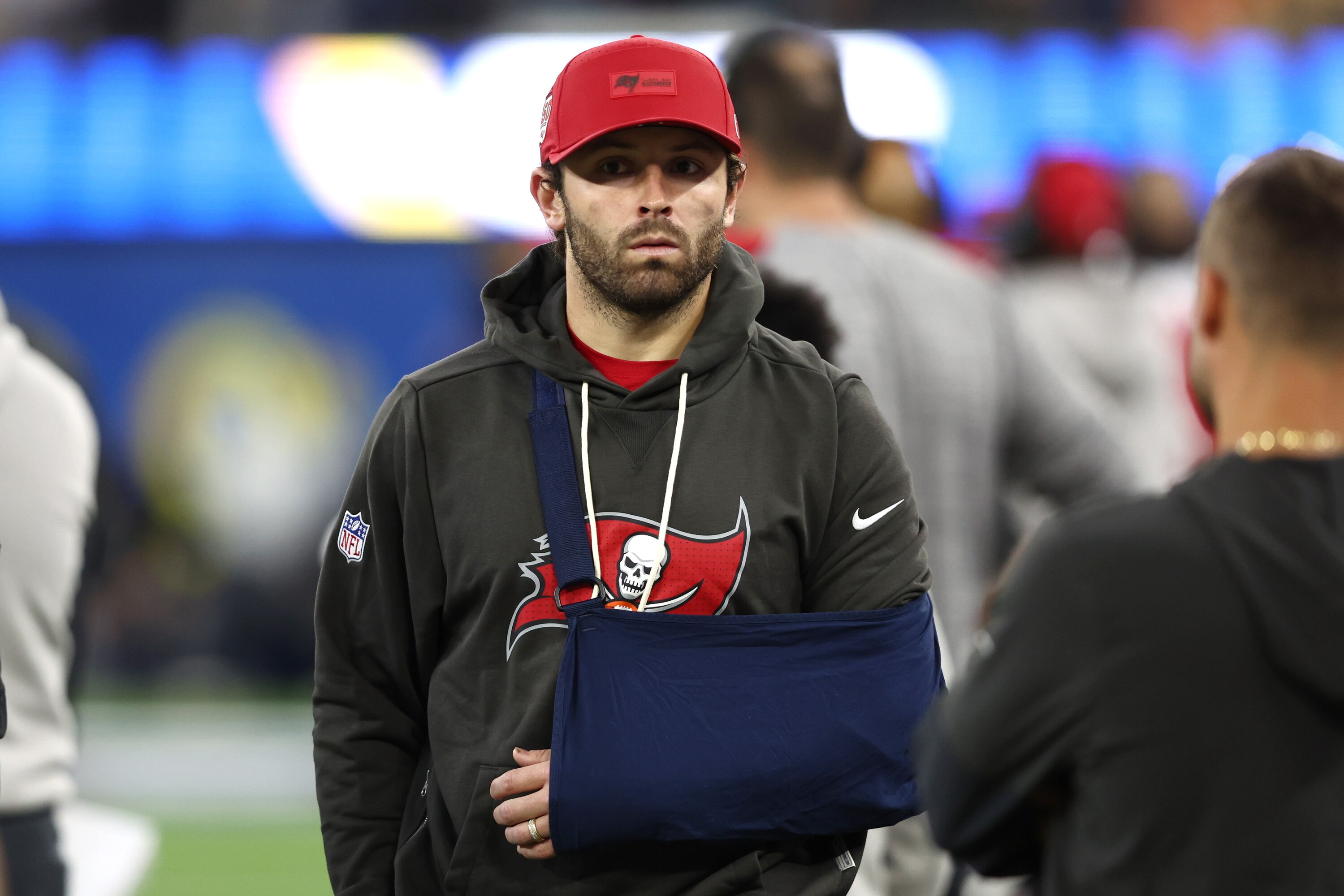 What's Baker Mayfield's Injury Status After Bucs QB Seen in Sling ...