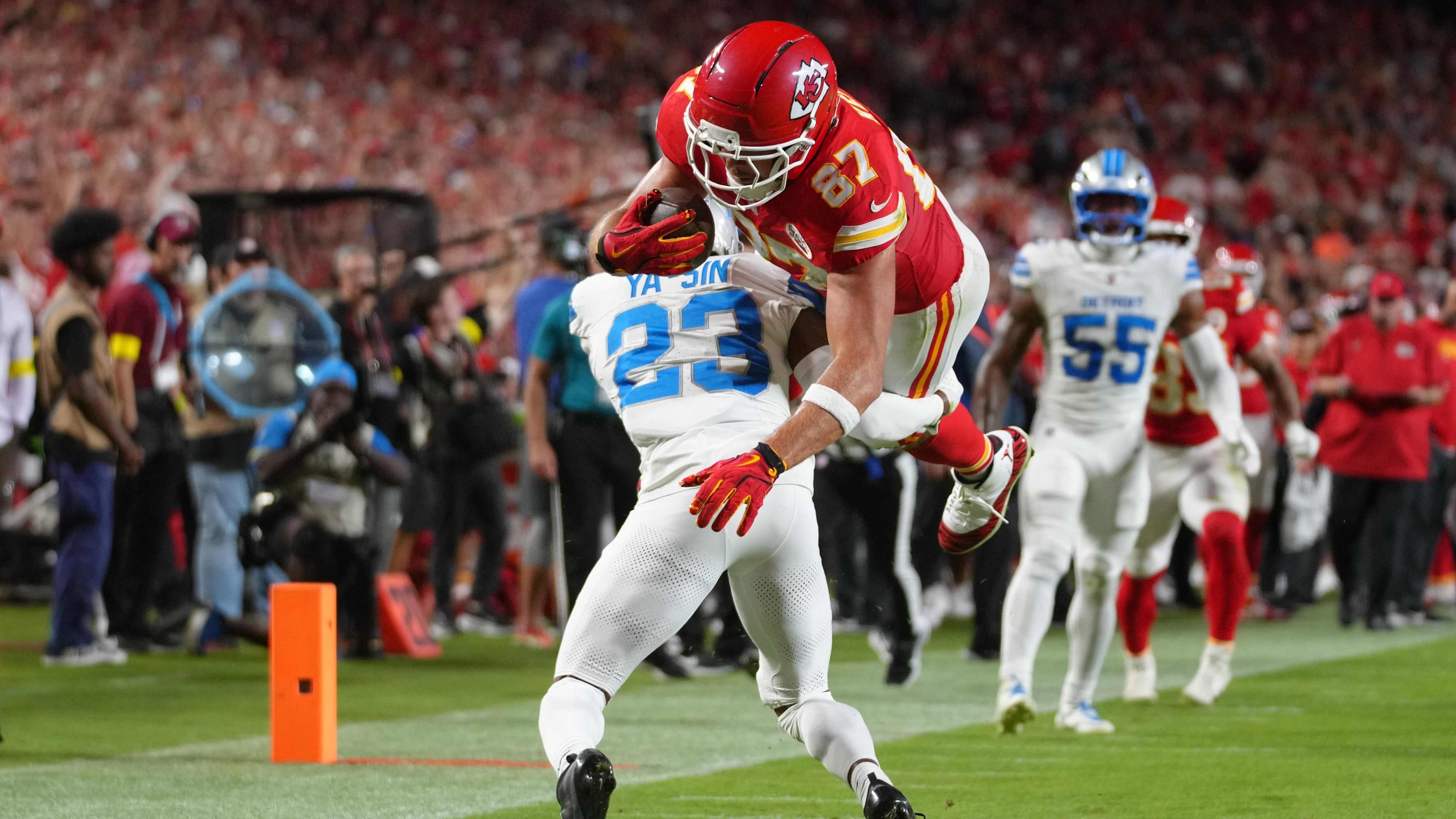 Travis Kelce Tells The Rock He's 'Dreaming' About WWE Match in 'New ...