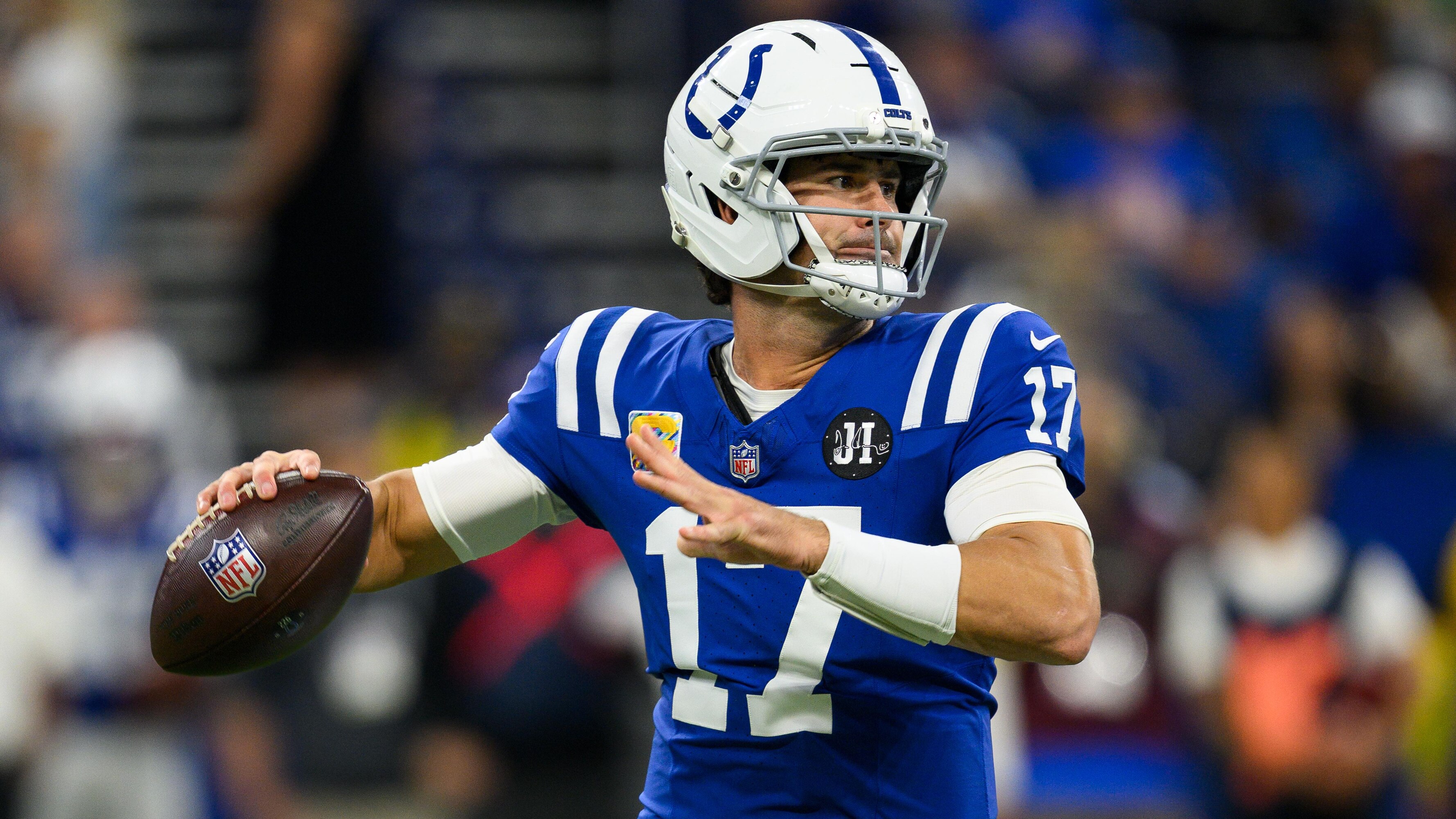 Pat McAfee Says Daniel Jones 'Lives' in Colts' Facilities Amid 5-1 Start