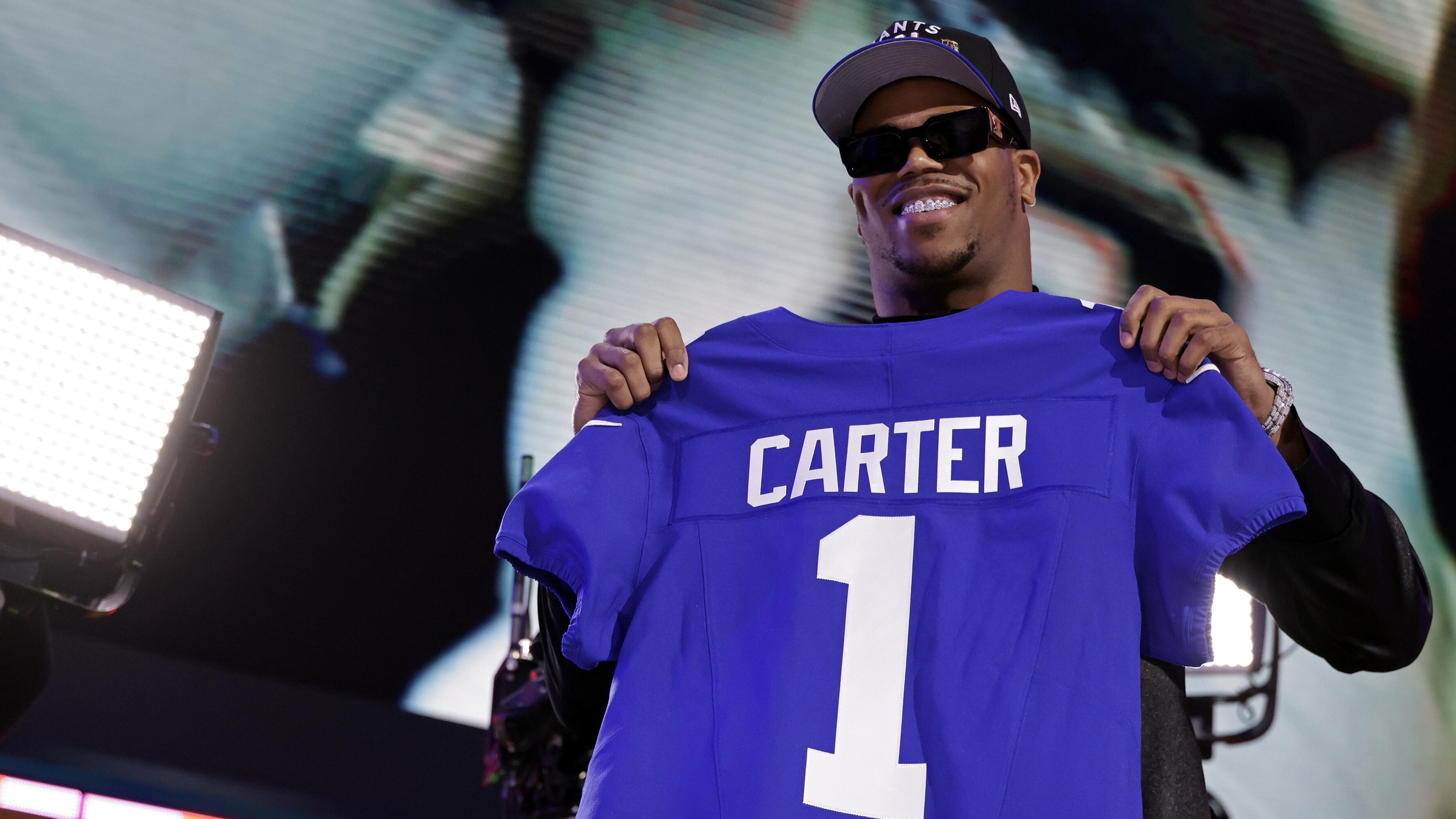 Phil Simms 'Outvoted By His Family' on Letting Abdul Carter Wear No. 11 ...