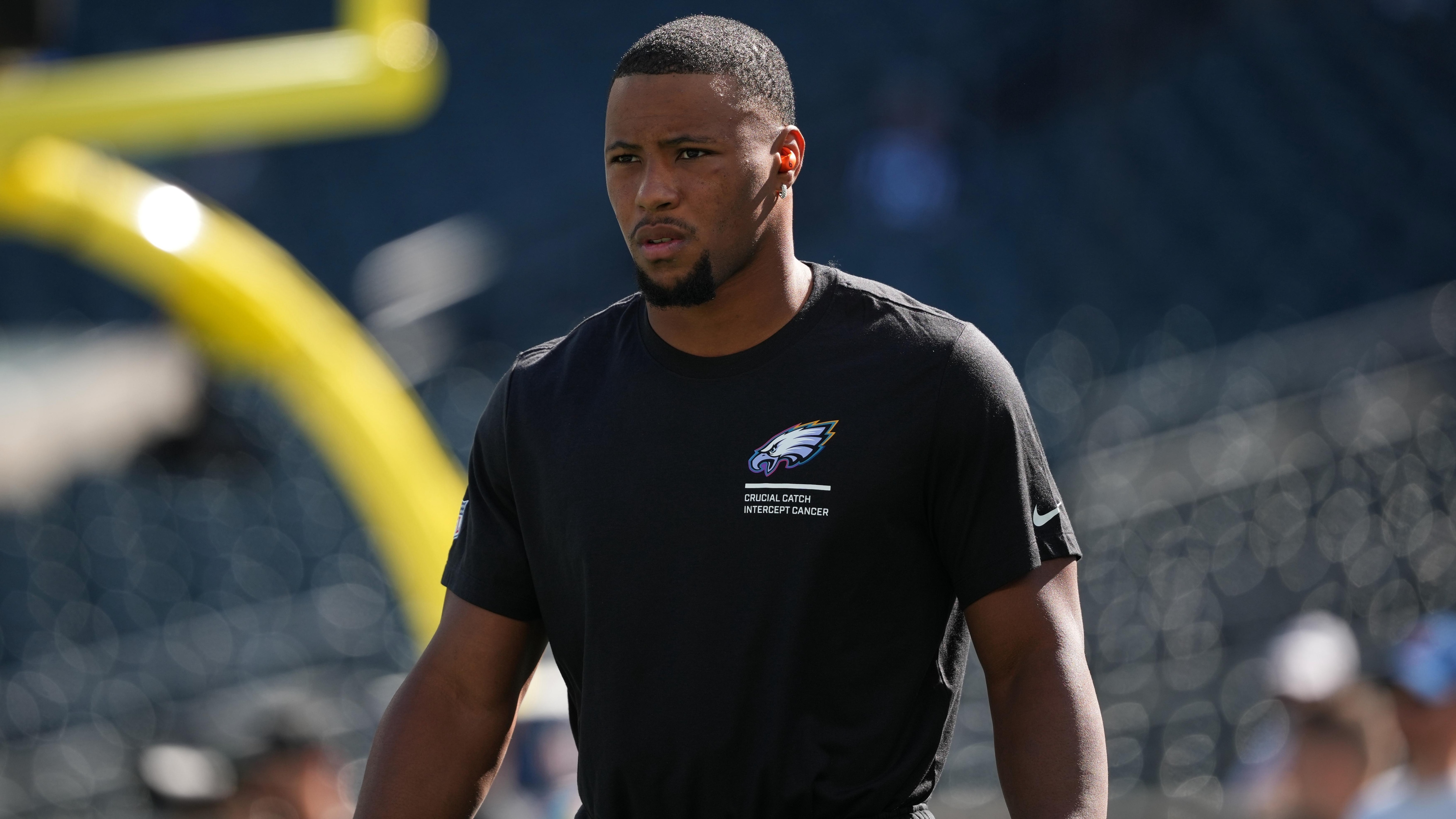 Saquon Reveals Giants Denied Trade Request, Contract Talks Were 'Spit ...