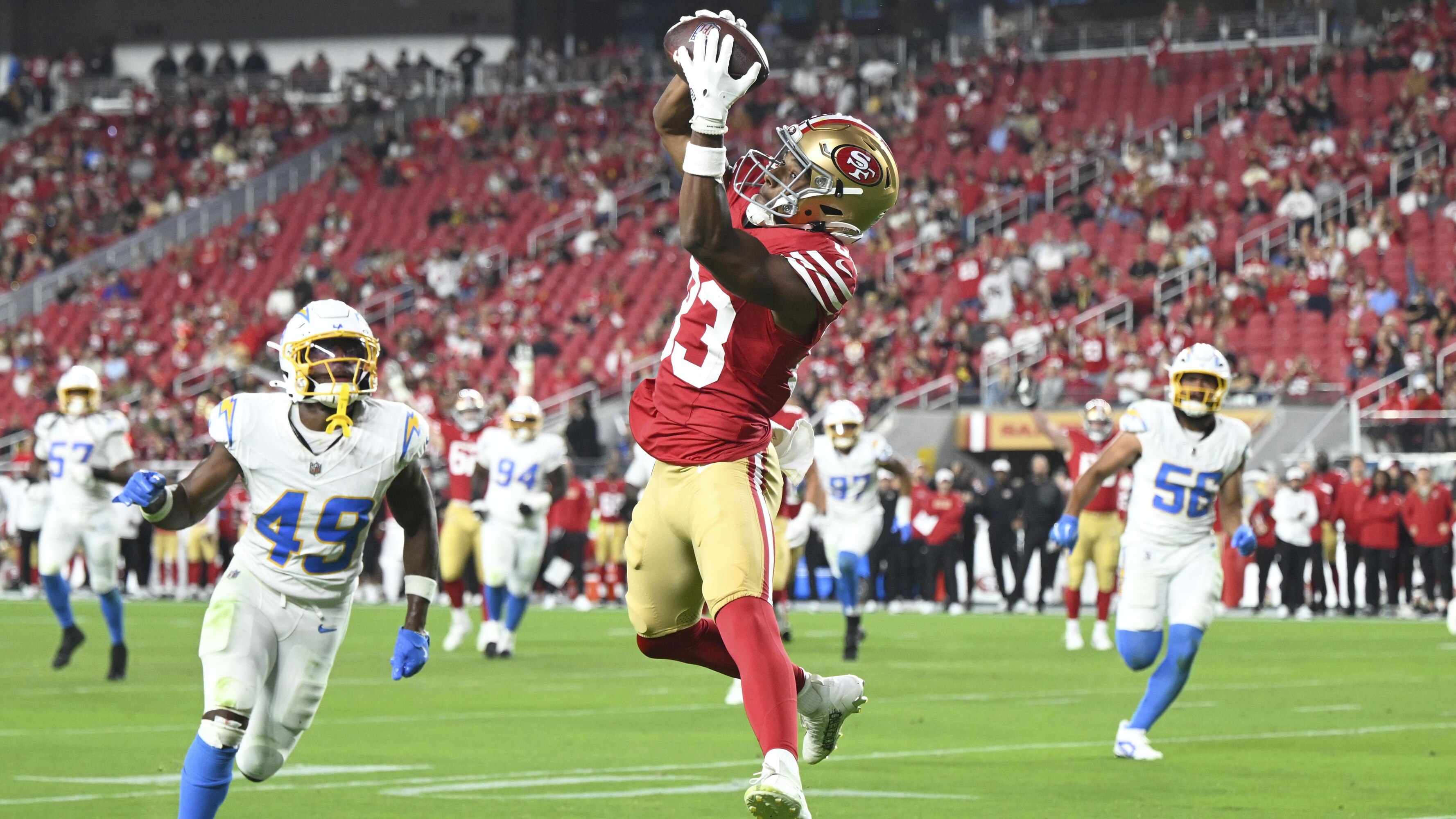 Terrell Owens' Son Terique Scores 1st Career TD for 49ers ...