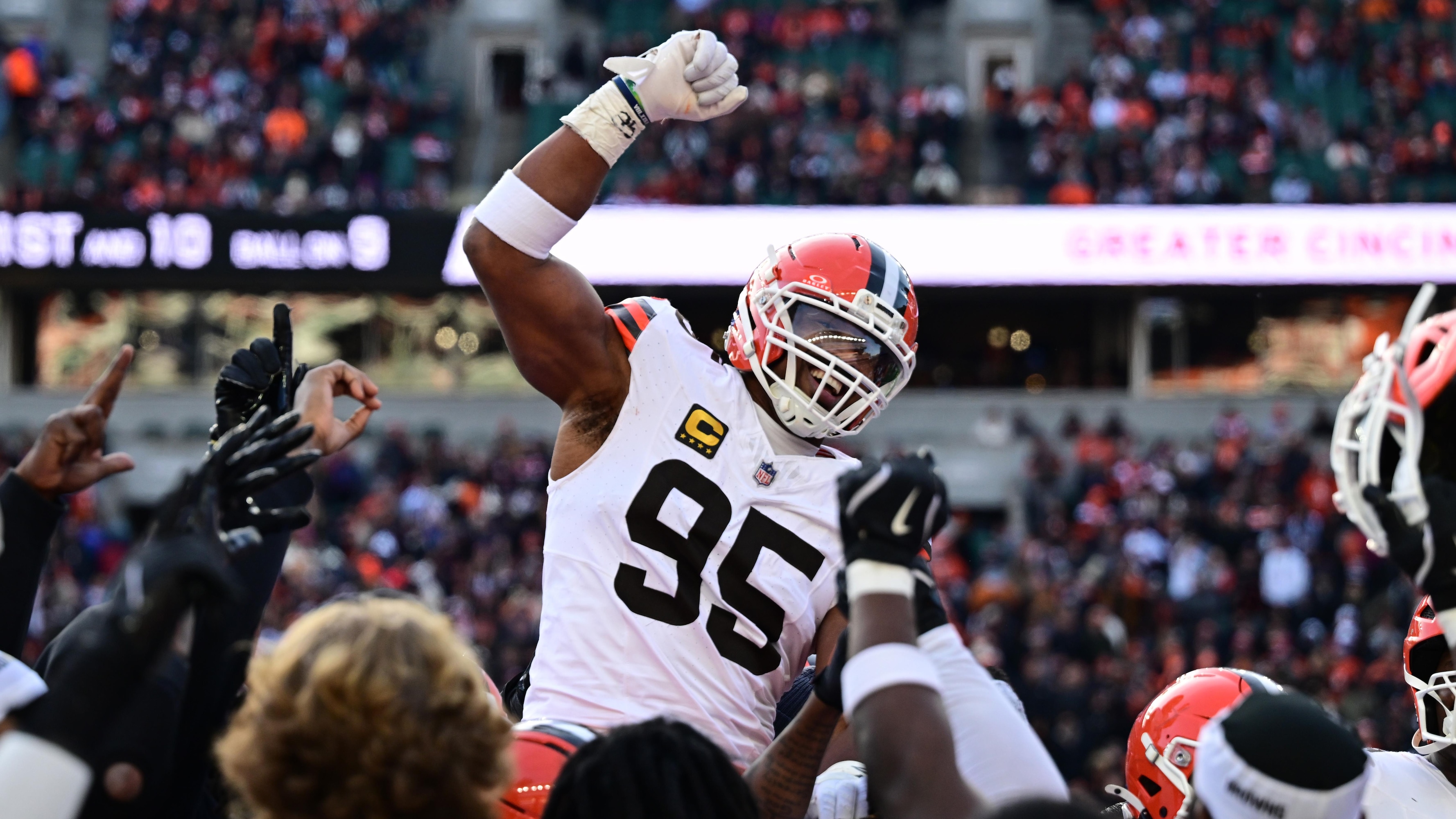 Myles Garrett, Matthew Stafford Among NFL Stats Leaders for 2025-26 Season