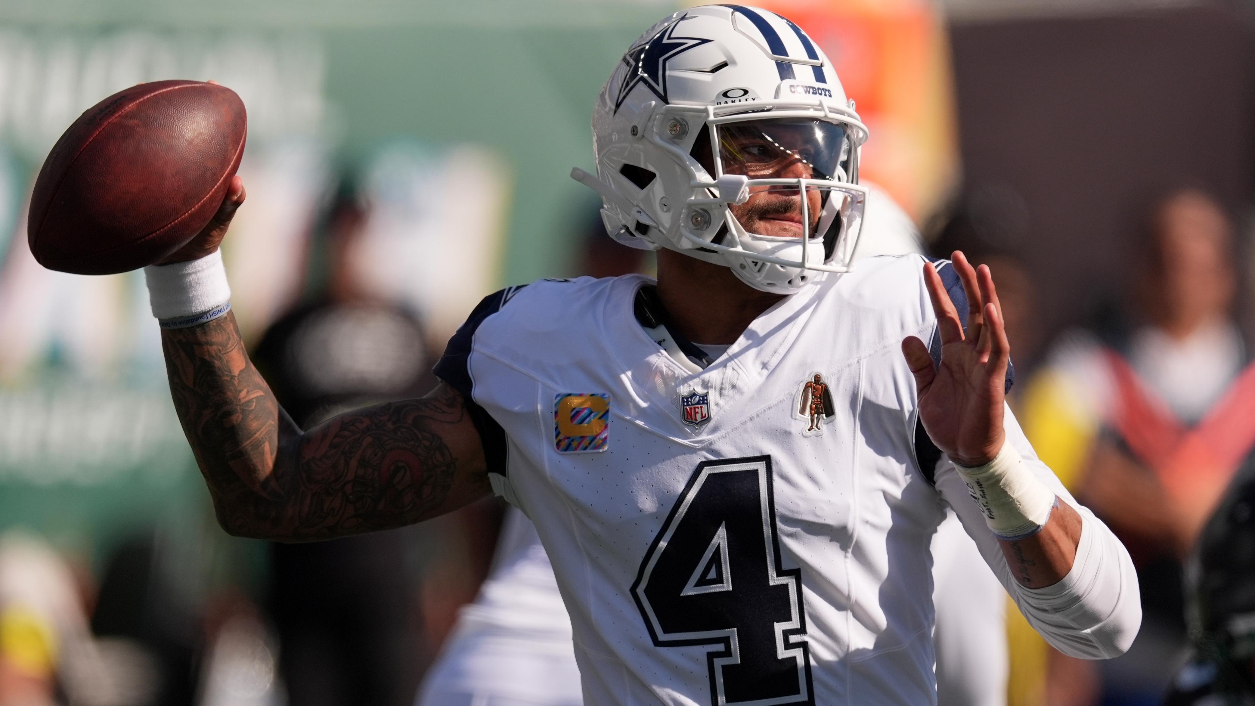 Dak Prescott Hopes to Play In NFL Into His 40s, Cowboys QB Says It 'Would Be Awesome'