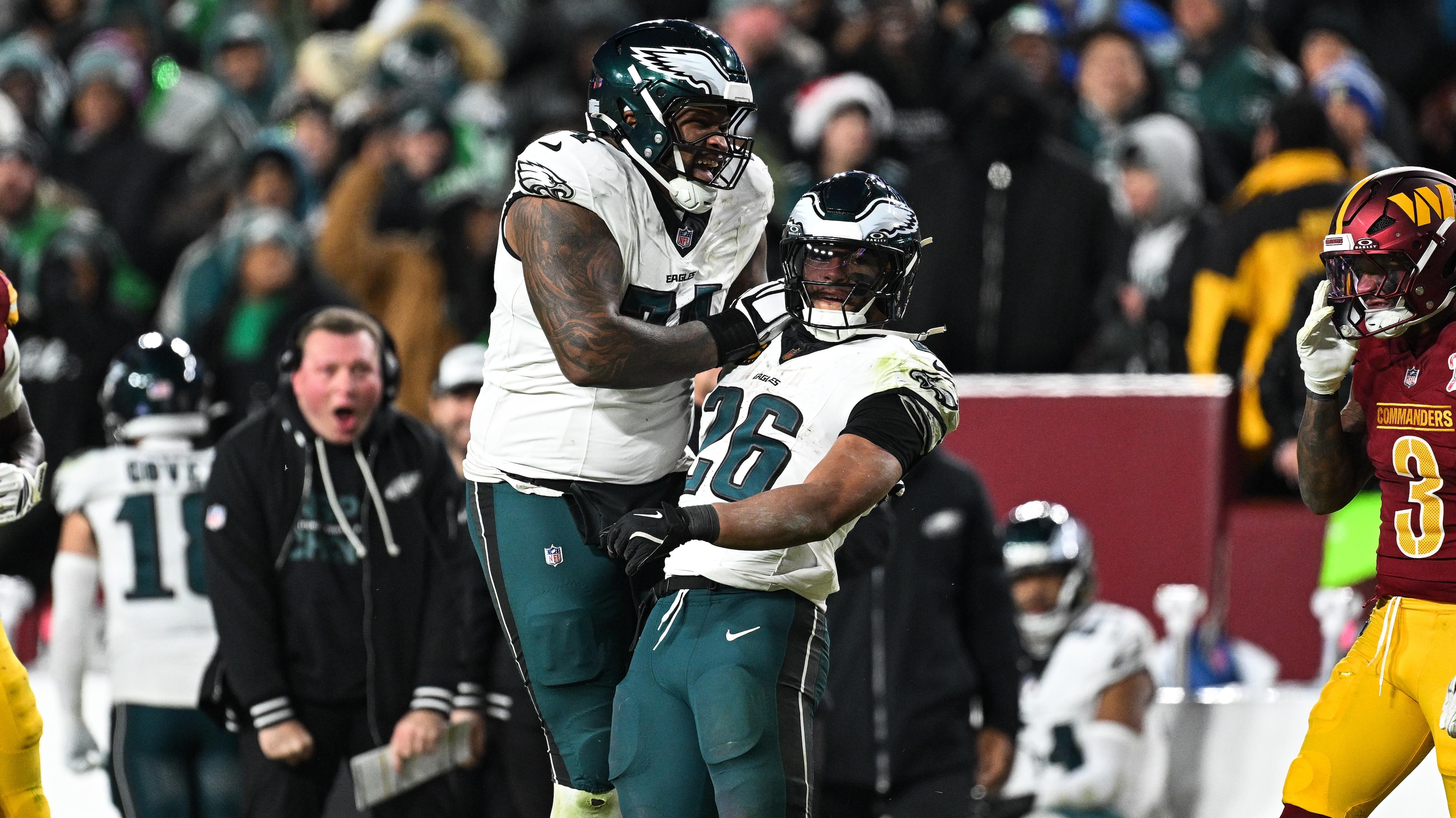 'I Don't Give a F--k,' Eagles' Fred Johnson Reacts to Commanders' Criticism
