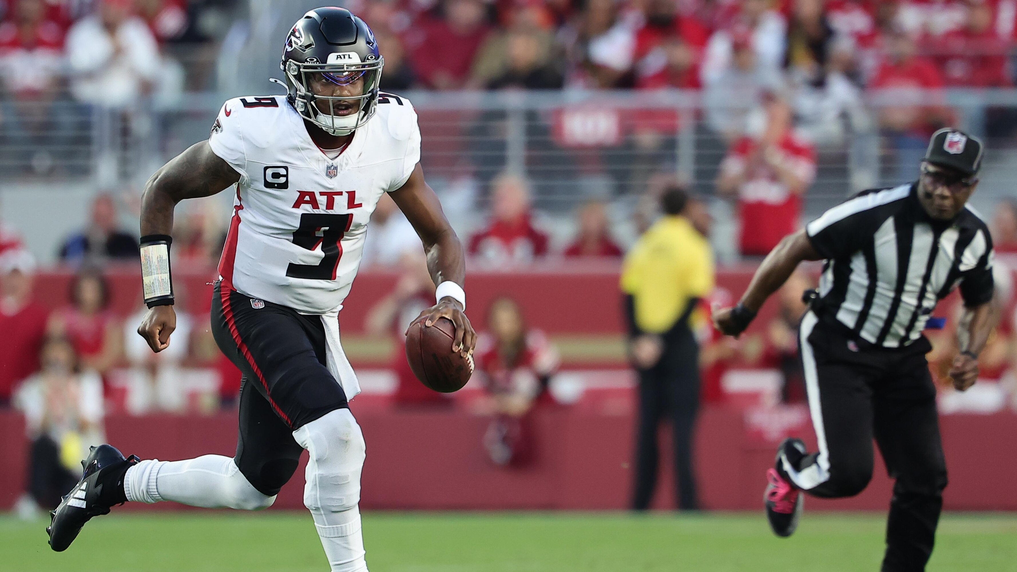 Falcons' Michael Penix Suffered Bone Bruise in Foot vs. 49ers, Day-to ...