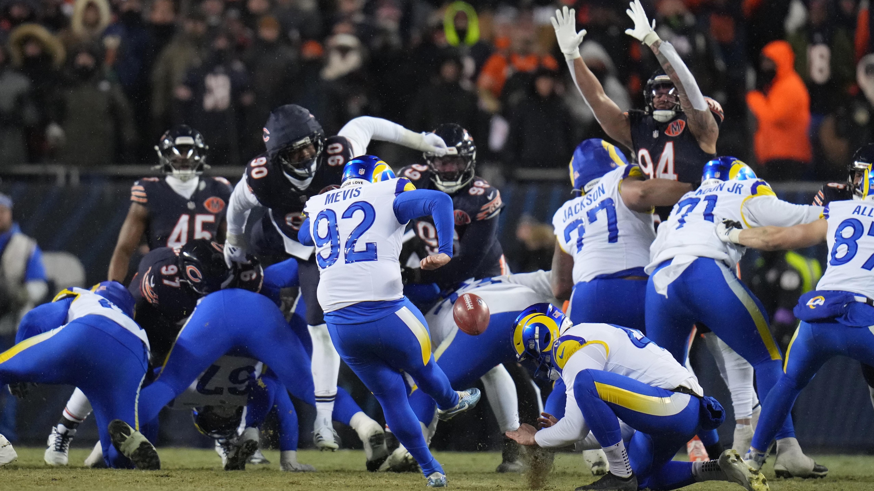 'The Thiccer Kicker' Harrison Mevis Reflects on GW FG for Rams vs ...