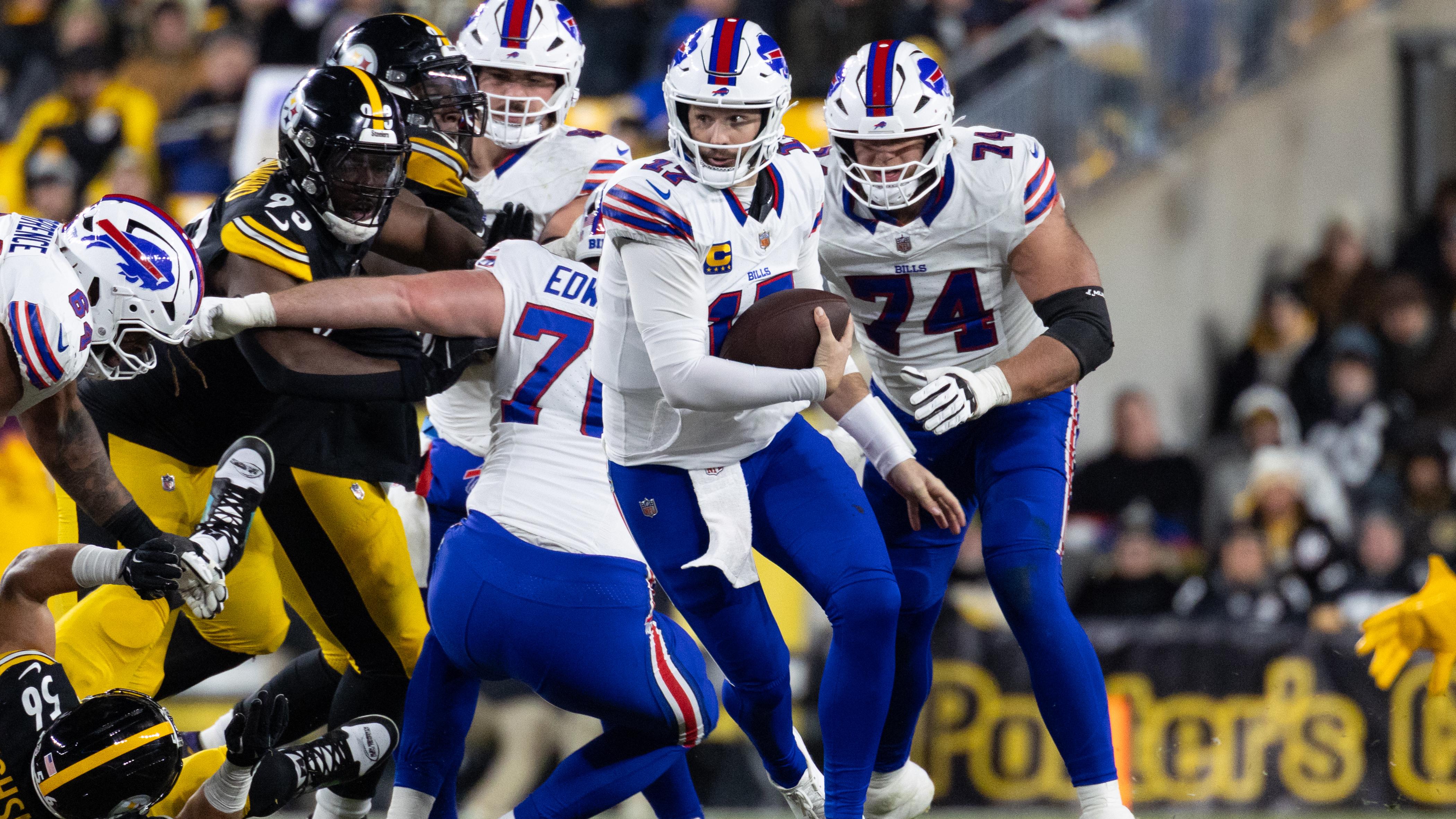 Bills' Josh Allen Makes NFL History With TD vs. Steelers, Whose Record ...
