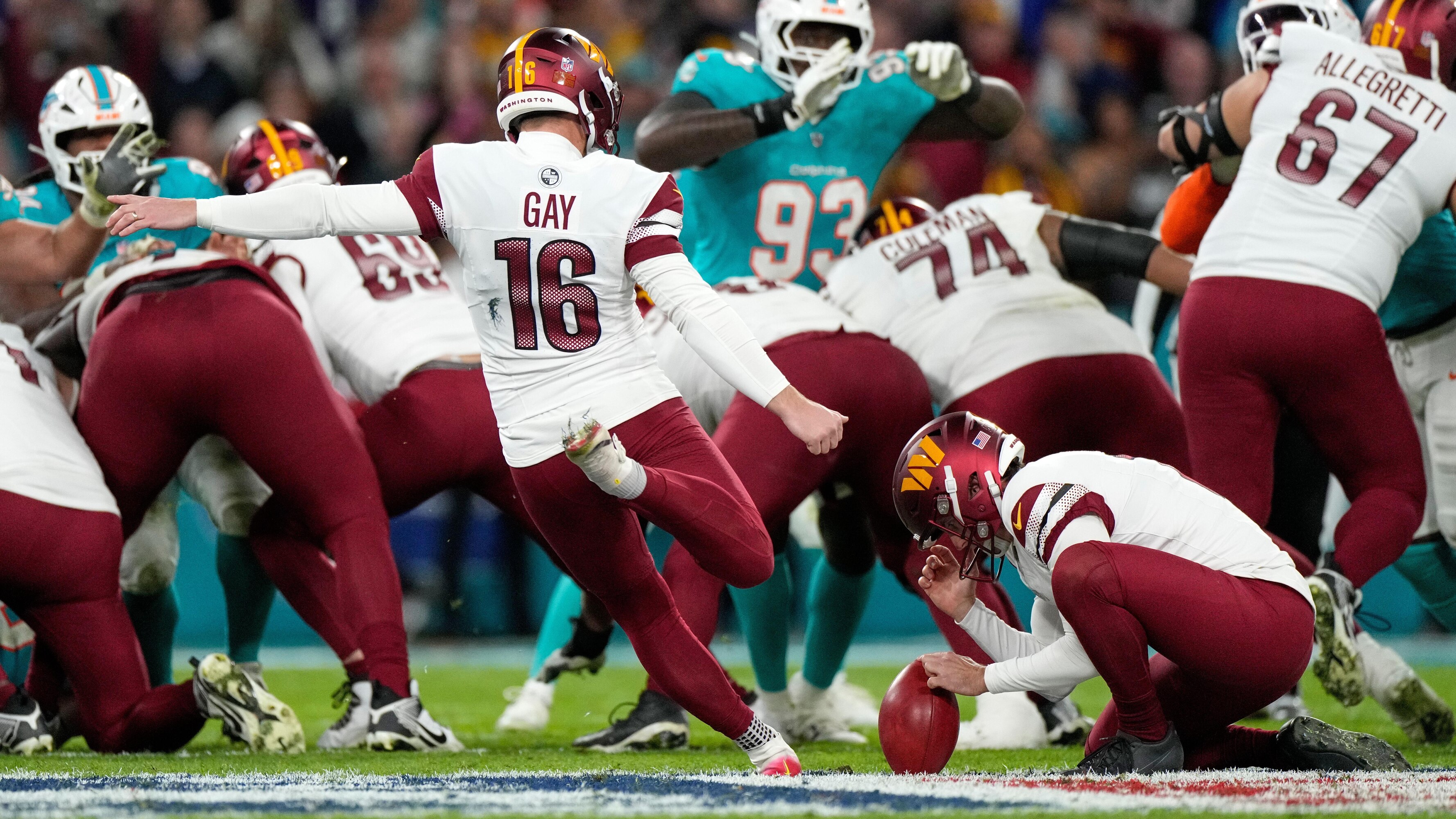 Matt Gay Released by Commanders, What HC Said About Kicker After ...