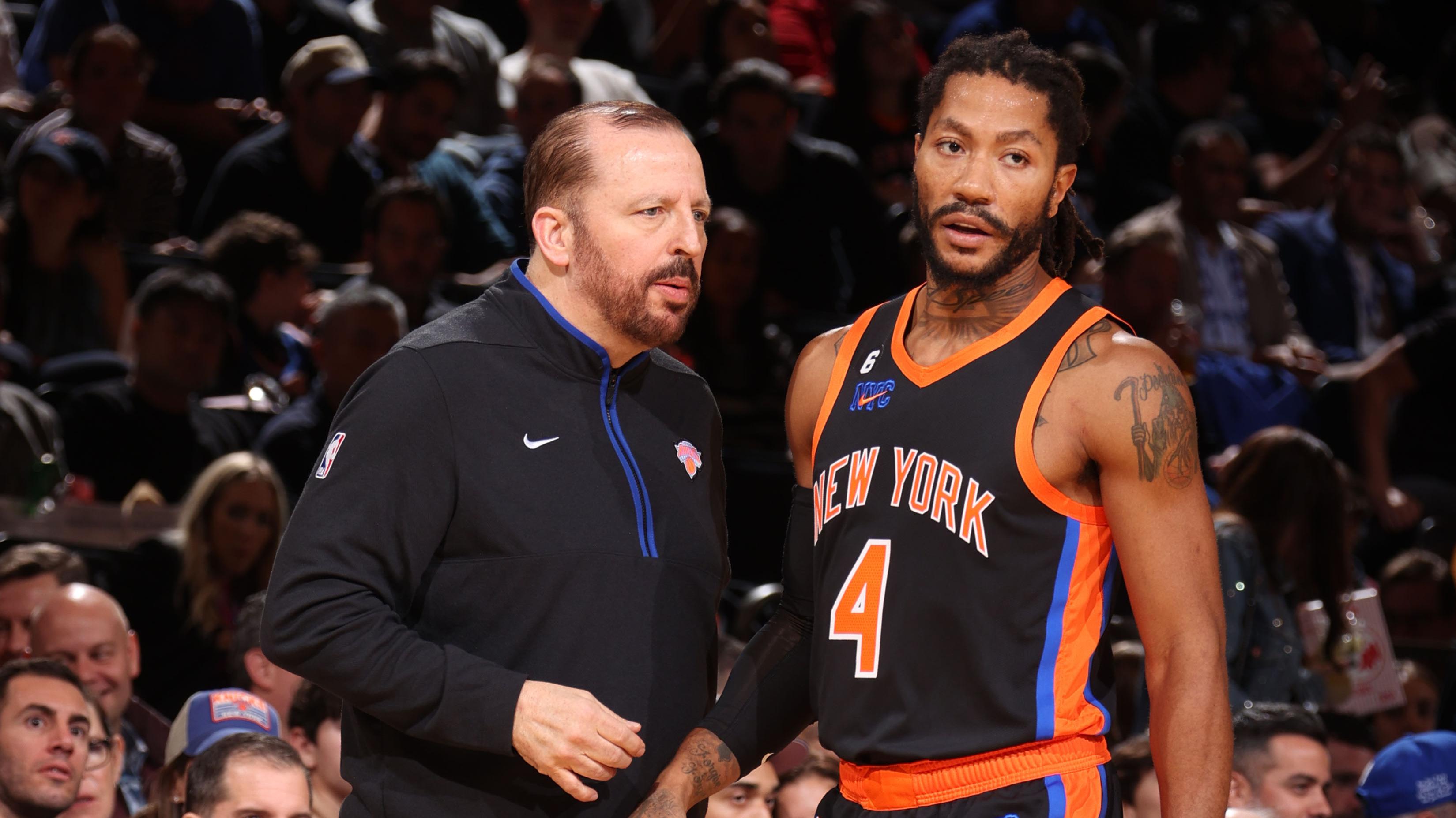 Derrick Rose Says Thibs Is 'Good' After Knicks Exit, 'Can't Be Mad' About Getting $30M