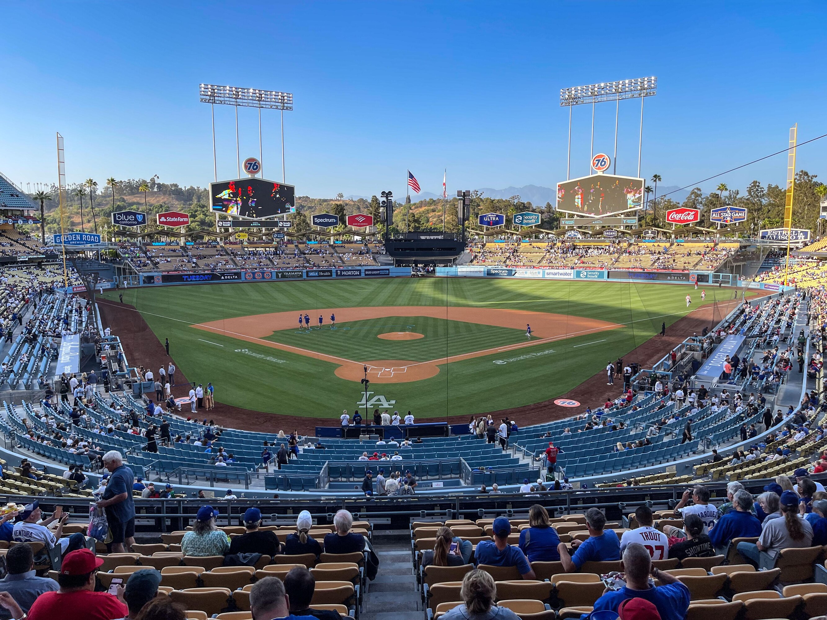 Dodgers Install Protective Netting Where Concrete Fell, Hit Yankees Fan ...