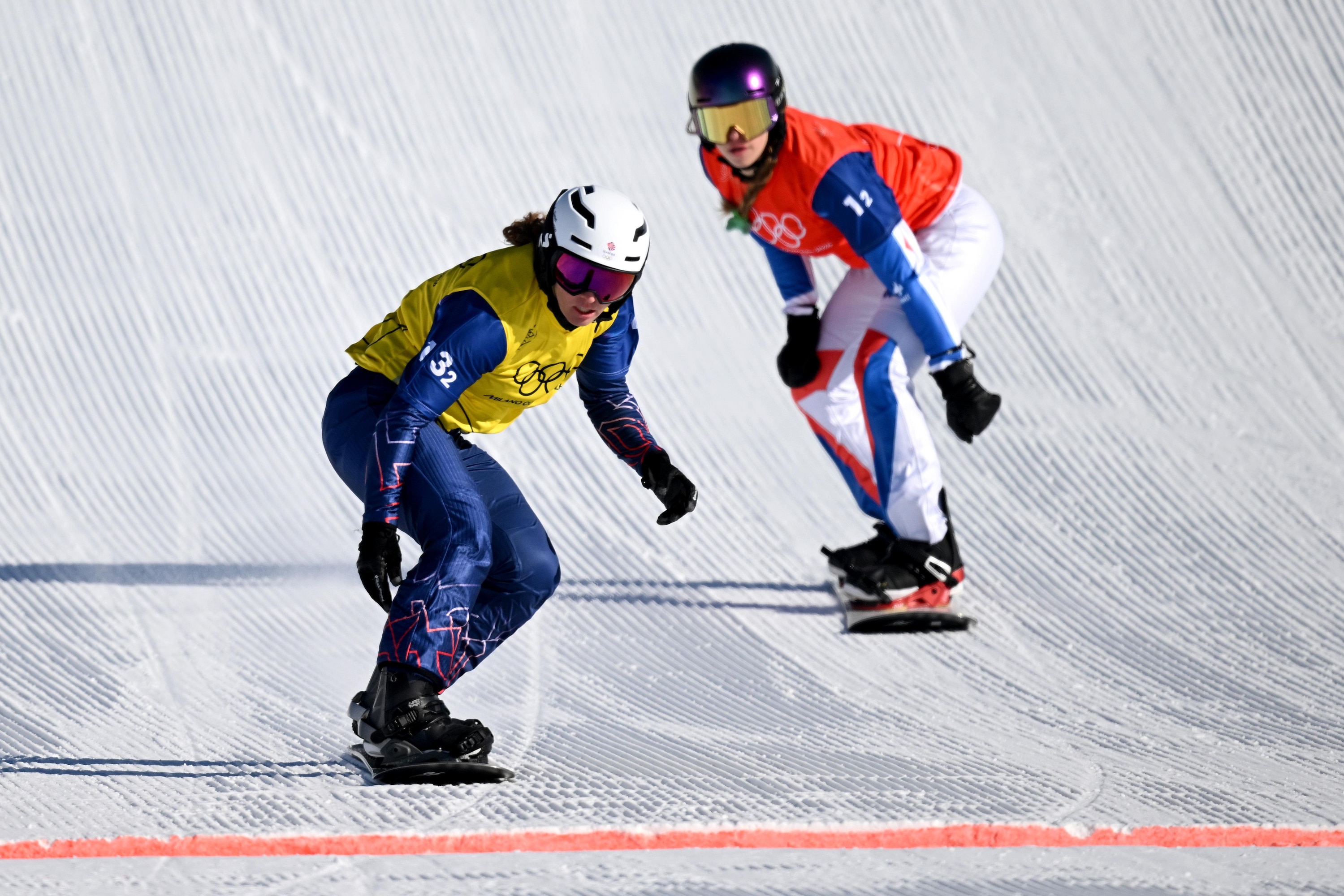 Great Britain Wins Gold Medal for Mixed Team Snowboarding Cross Big at ...
