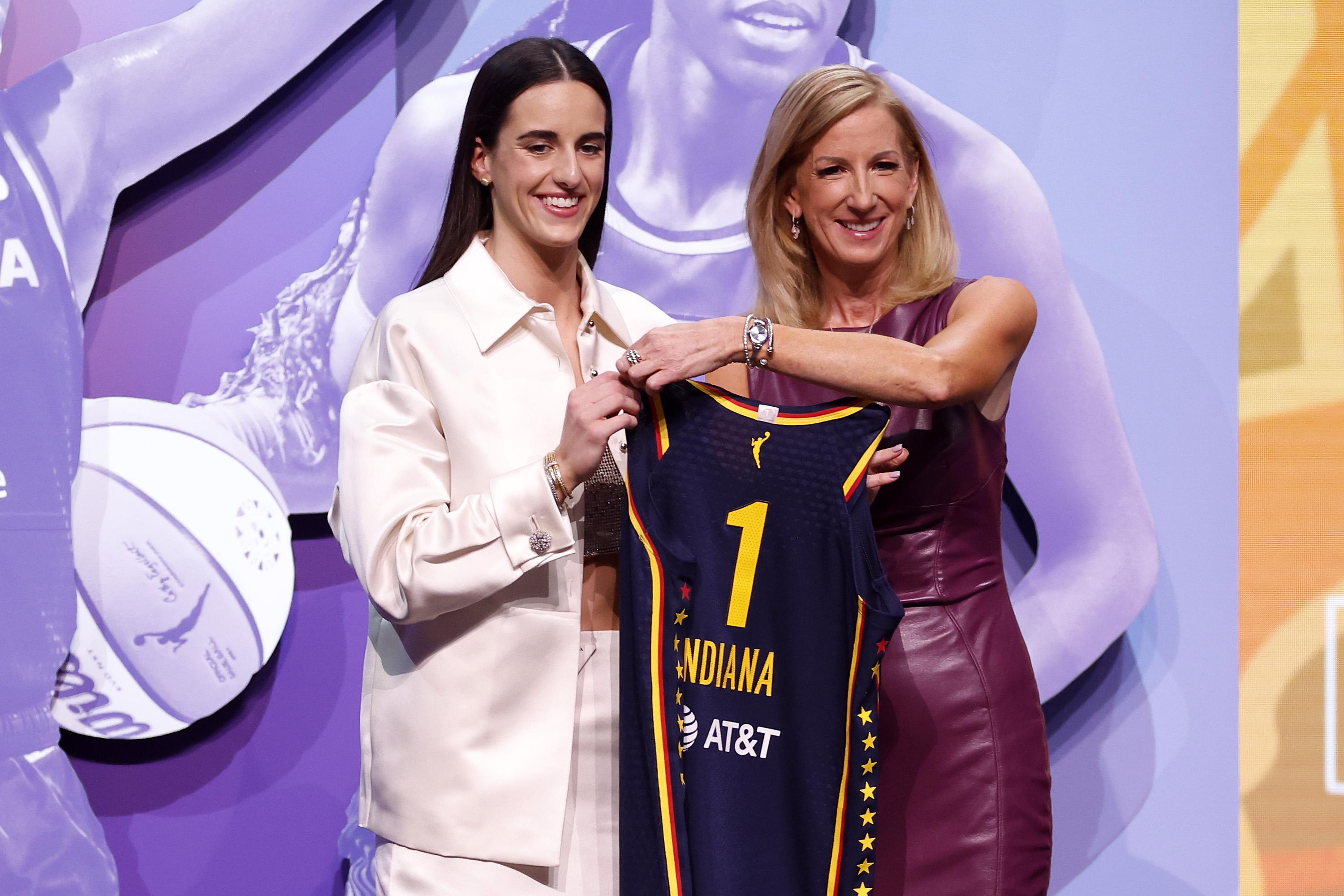 Caitlin Clark Behind-the-Scenes Video from Historic 2024 WNBA Draft Revealed by Fever
